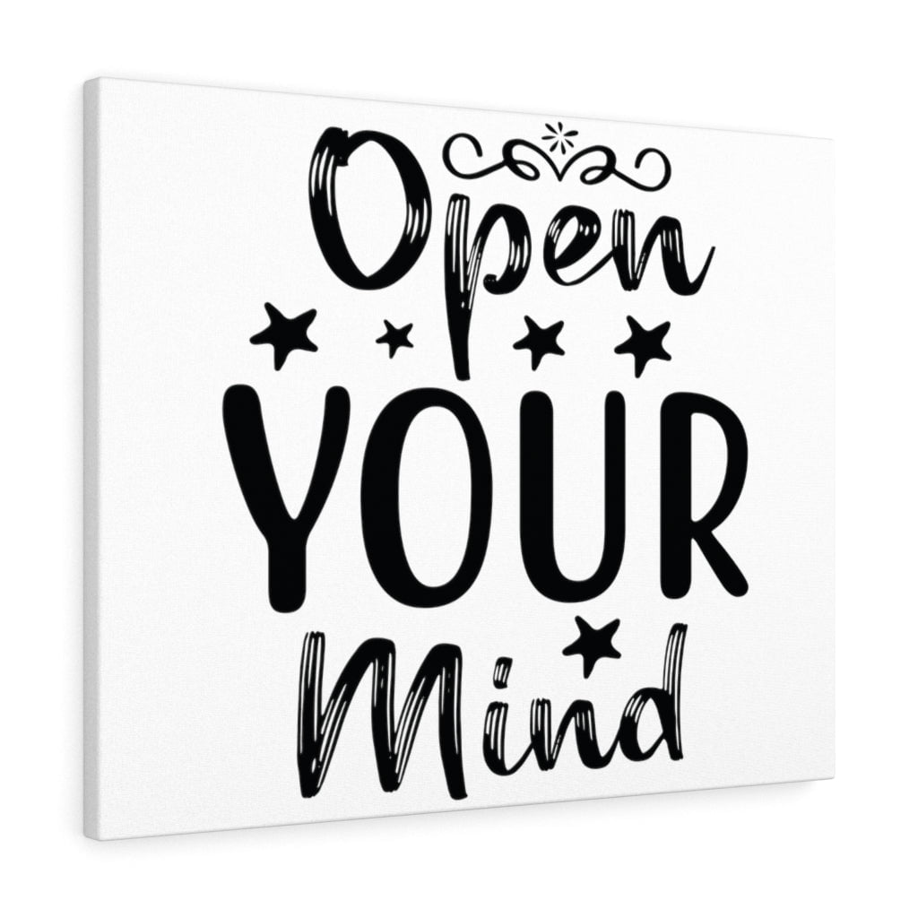 Inspirational Wall Art Open Your Mind Plain Wall Art Motivation Wall ...
