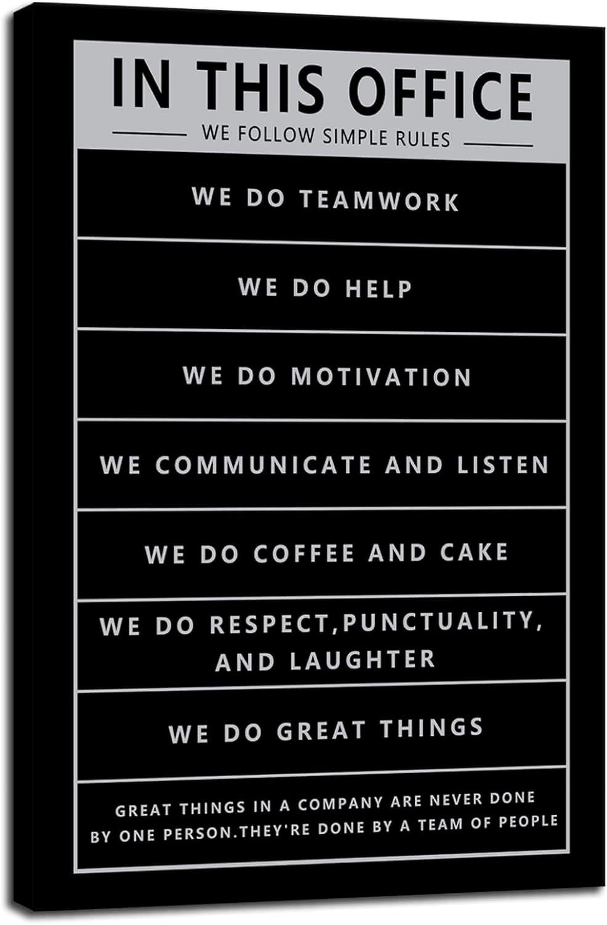 Inspirational Wall Art Inspirational Picture Office Quotes Theme Wall ...