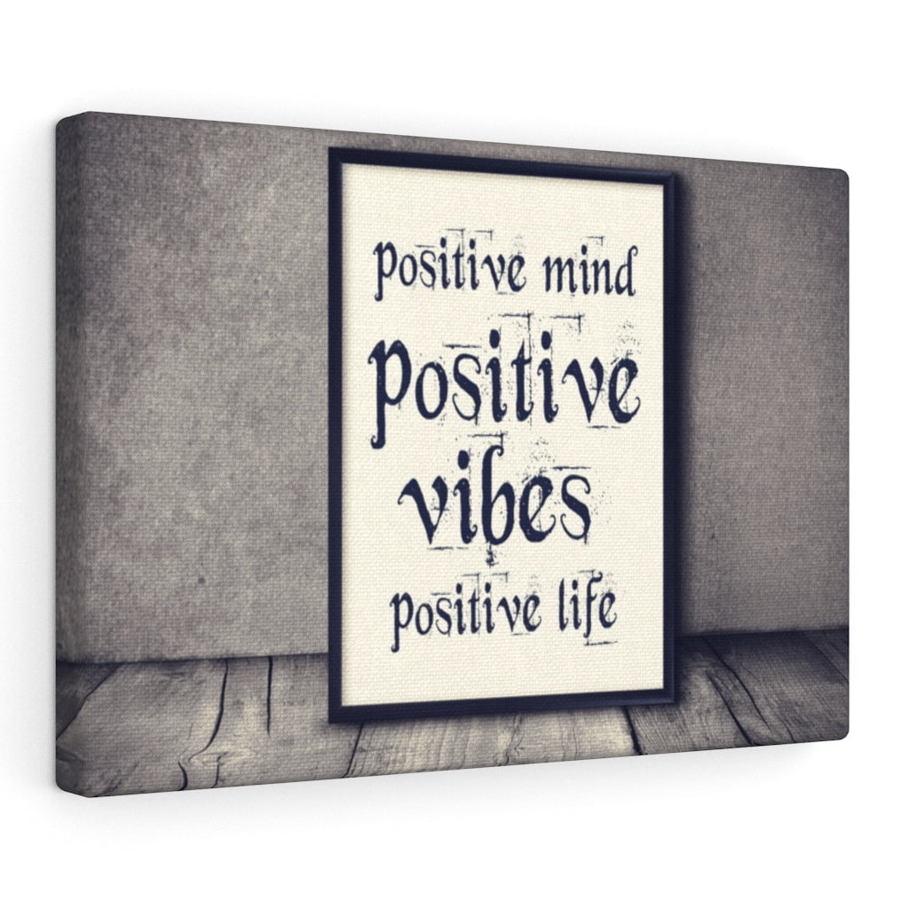 Inspirational Wall Art Positive Mind Positive Vibes Motivational Print ...