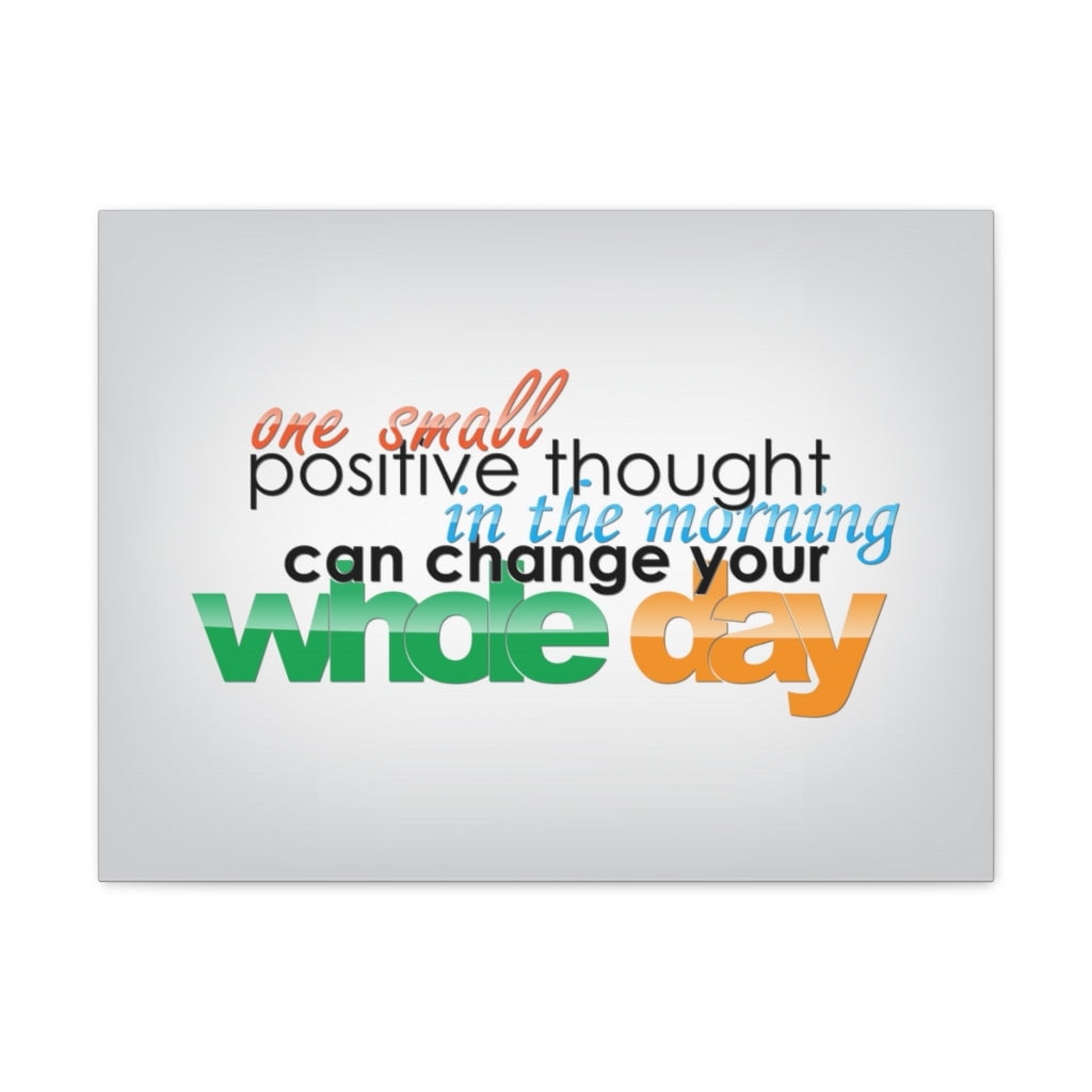 Inspirational Wall Art Positive Thought Can Change Motivation Wall ...