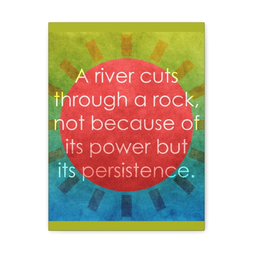 Inspirational Wall Art Power Of Persistence Motivation Wall Decor for ...