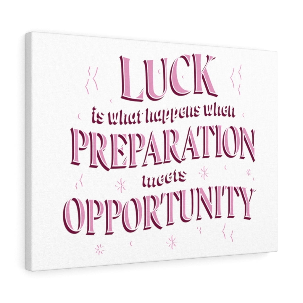 Inspirational Wall Art Preparation Meets Opportunity Wall Art ...