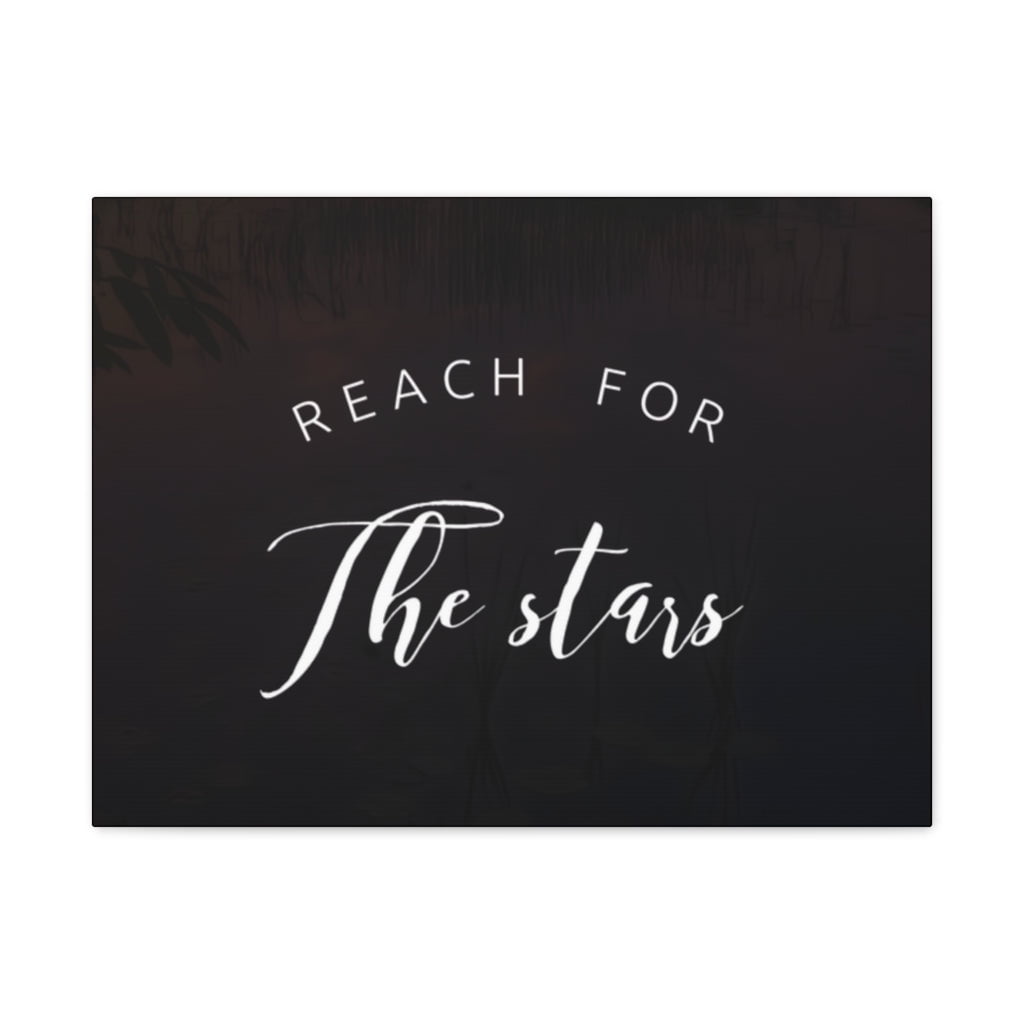 Inspirational Wall Art Reach For The Stars Motivation Wall Decor for ...