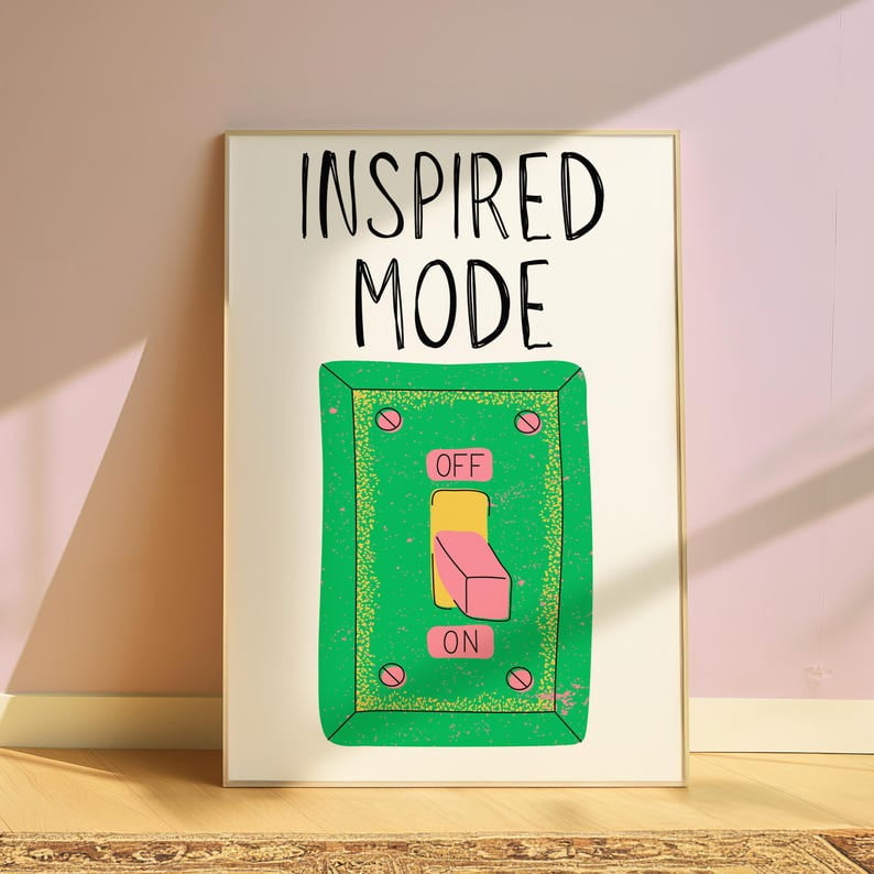 Inspirational Wall Art Retro Minimalist Poster Printable Trendy Room ...