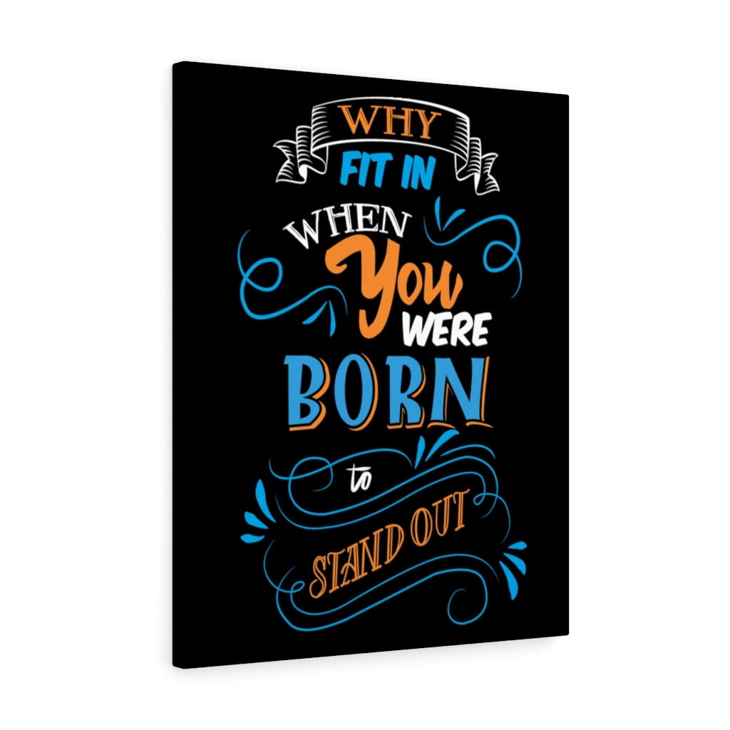 Inspirational Wall Art Stand Out Wall Art Motivational Motto Inspiring ...