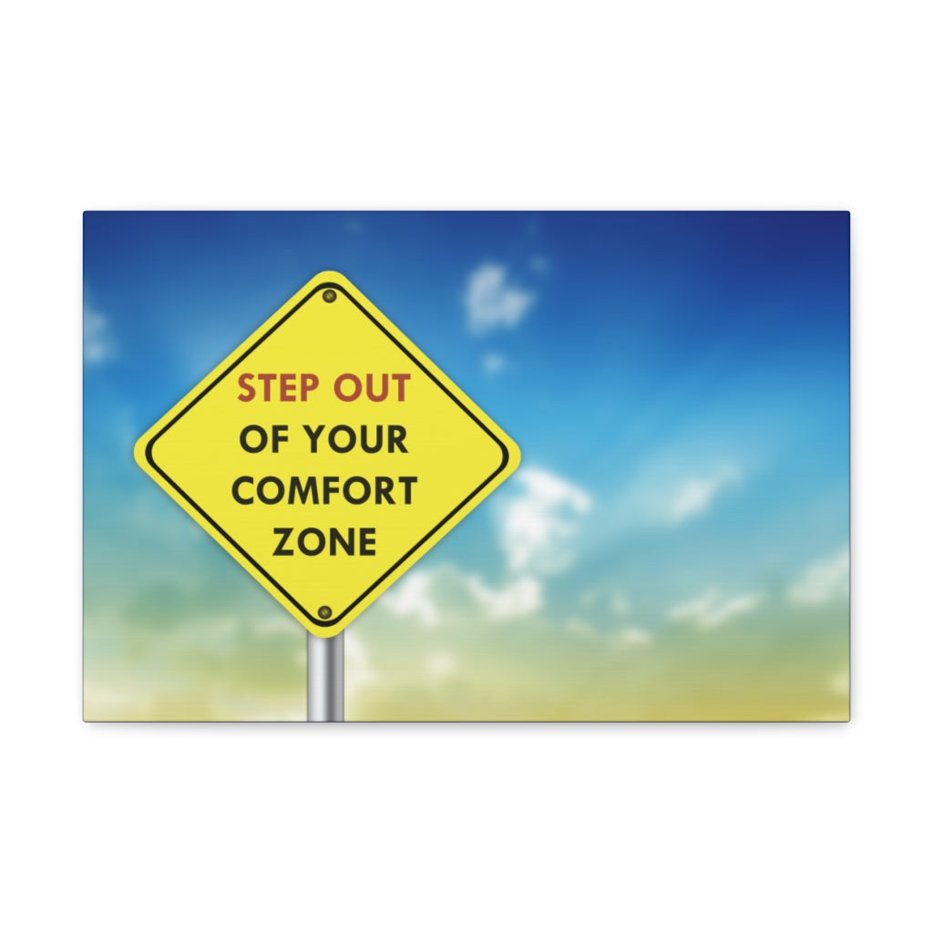 Inspirational Wall Art Step Out Of Comfort Motivation Wall Decor for ...