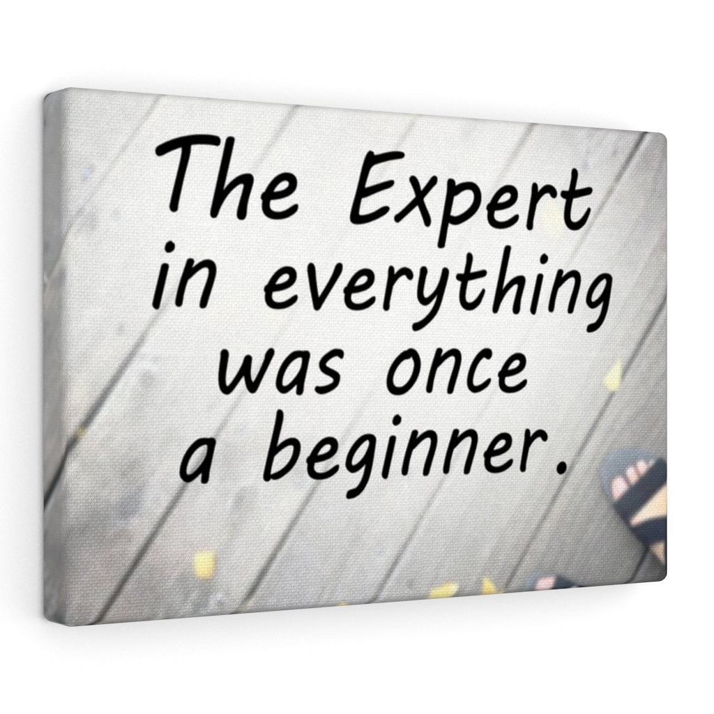 Inspirational Wall Art The Expert In Everything Motivational Print ...