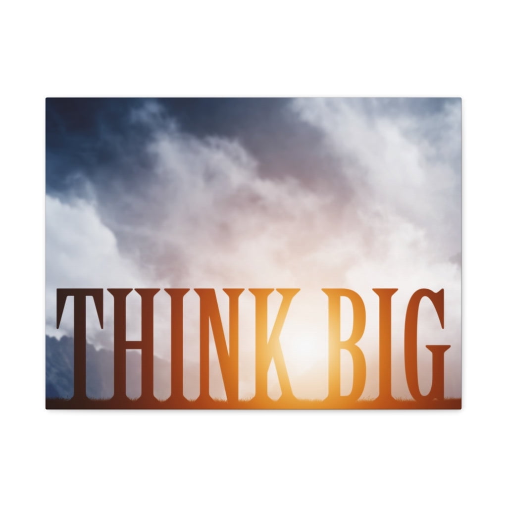 Inspirational Wall Art Think Big Motivation Wall Decor for Home Office ...