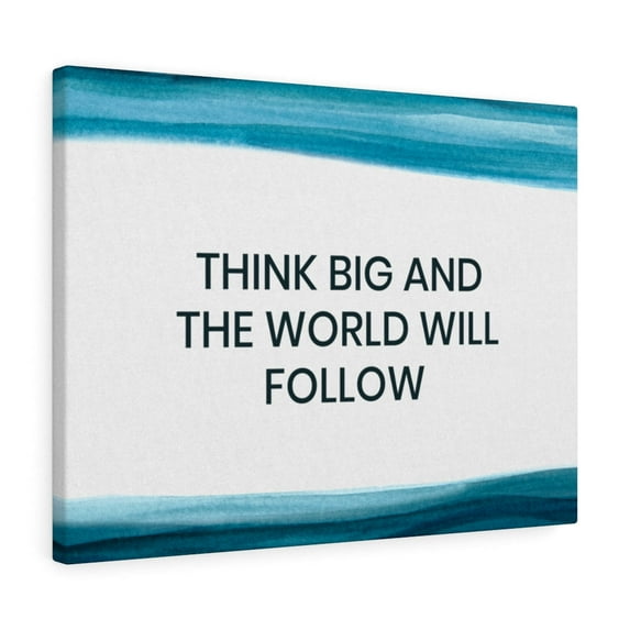 Inspirational Wall Art Think Big Wall Art Motivational Motto Inspiring ...