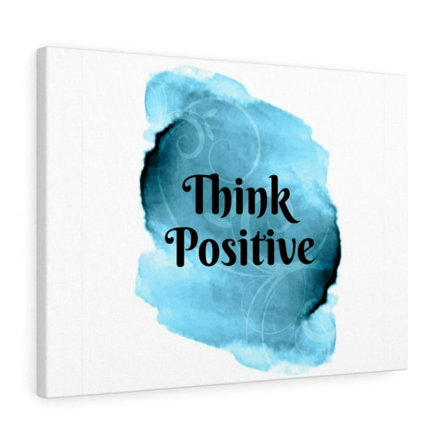 Inspirational Wall Art Think Positive Wall Art Motivational Motto ...