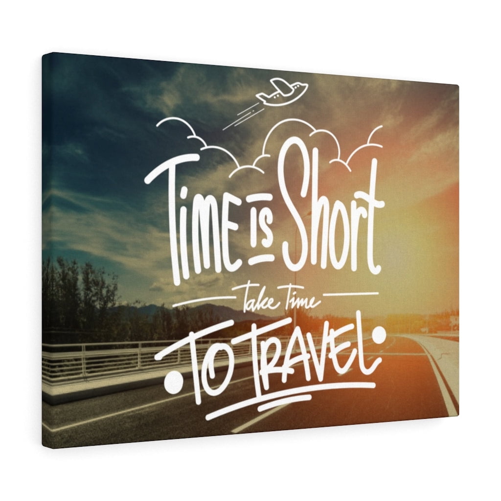 Inspirational Wall Art Time Is Short Wall Art Motivational Motto ...