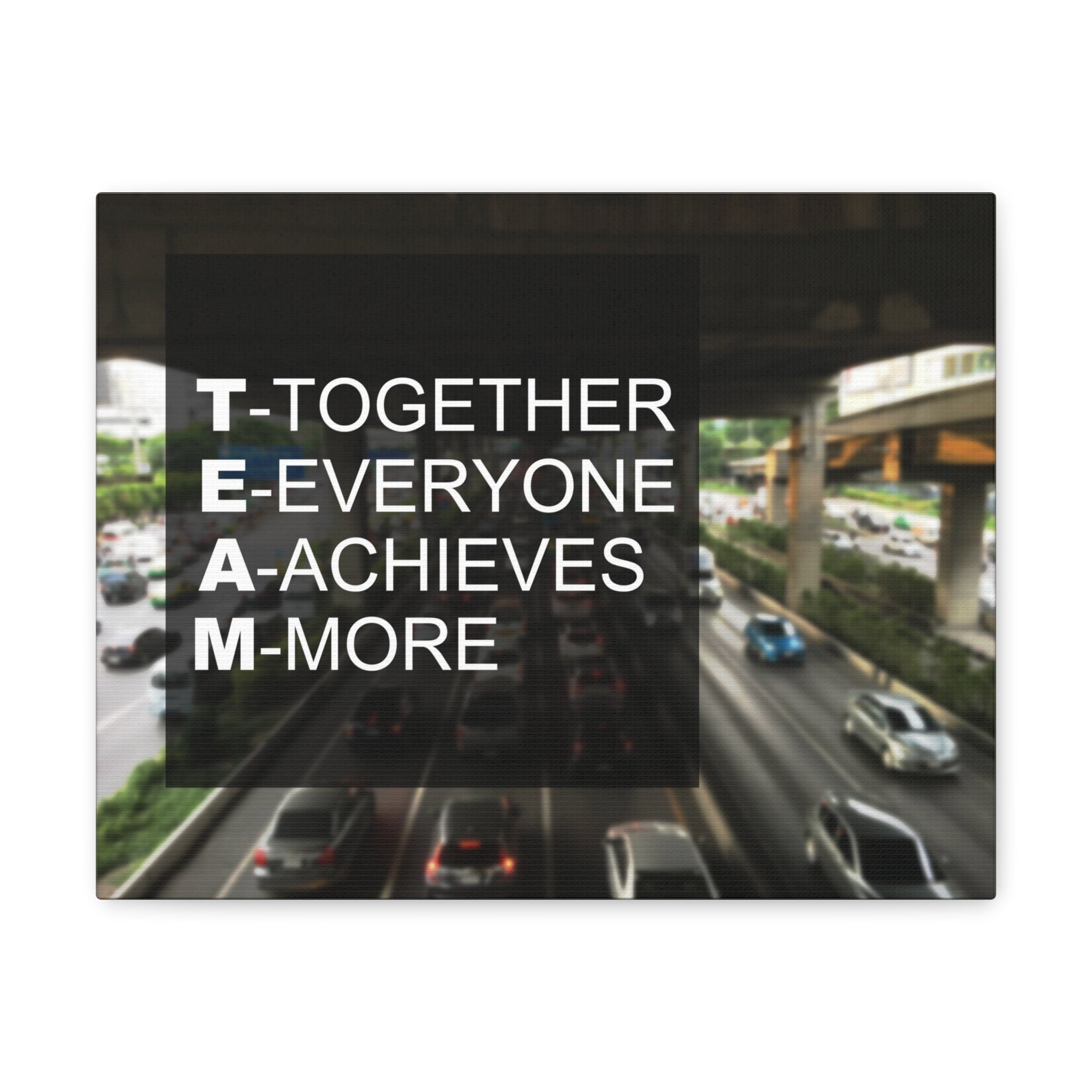 Inspirational Wall Art Together Everyone Achieves More Wall Art ...