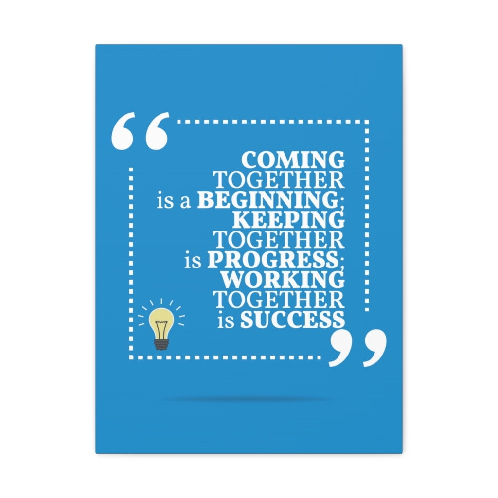 Inspirational Wall Art Together Is Success Motivation Wall Decor for ...