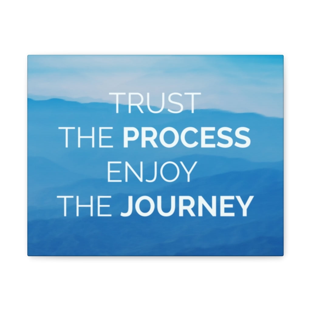 Inspirational Wall Art Trust The Process Enjoy The Journey Motivational ...