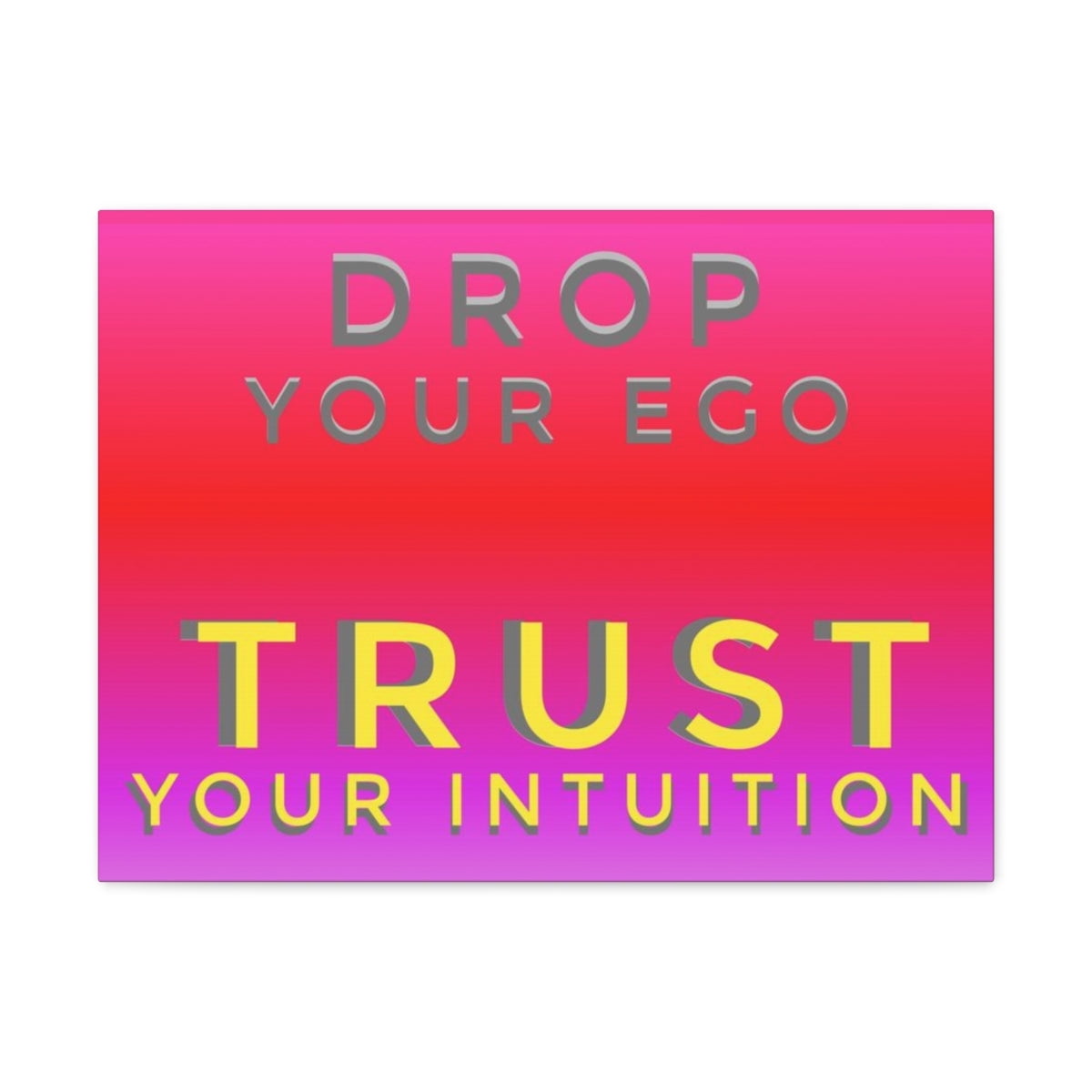 Inspirational Wall Art Trust Your Intuition Motivation Wall Decor for ...