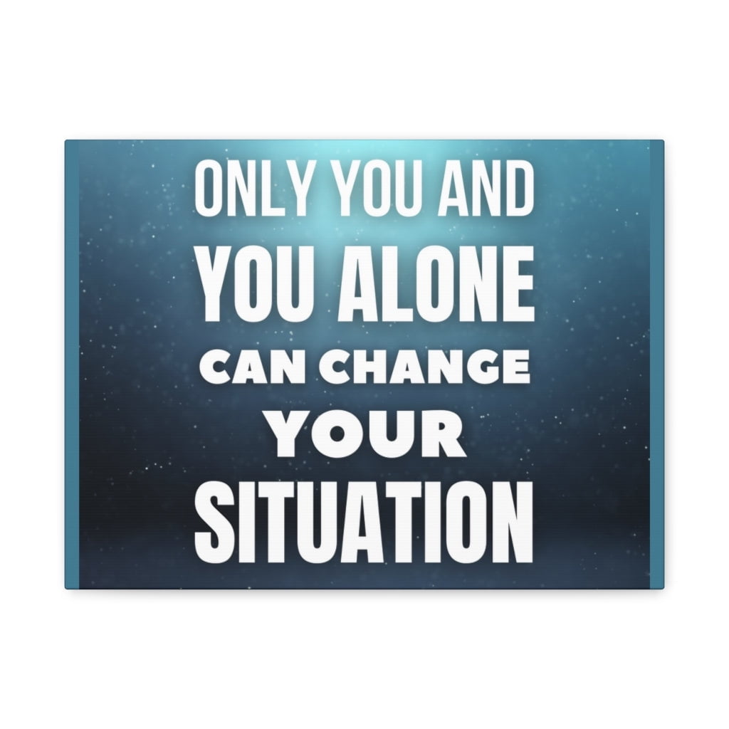 Inspirational Wall Art You Alone Can Change Motivation Wall Decor for ...