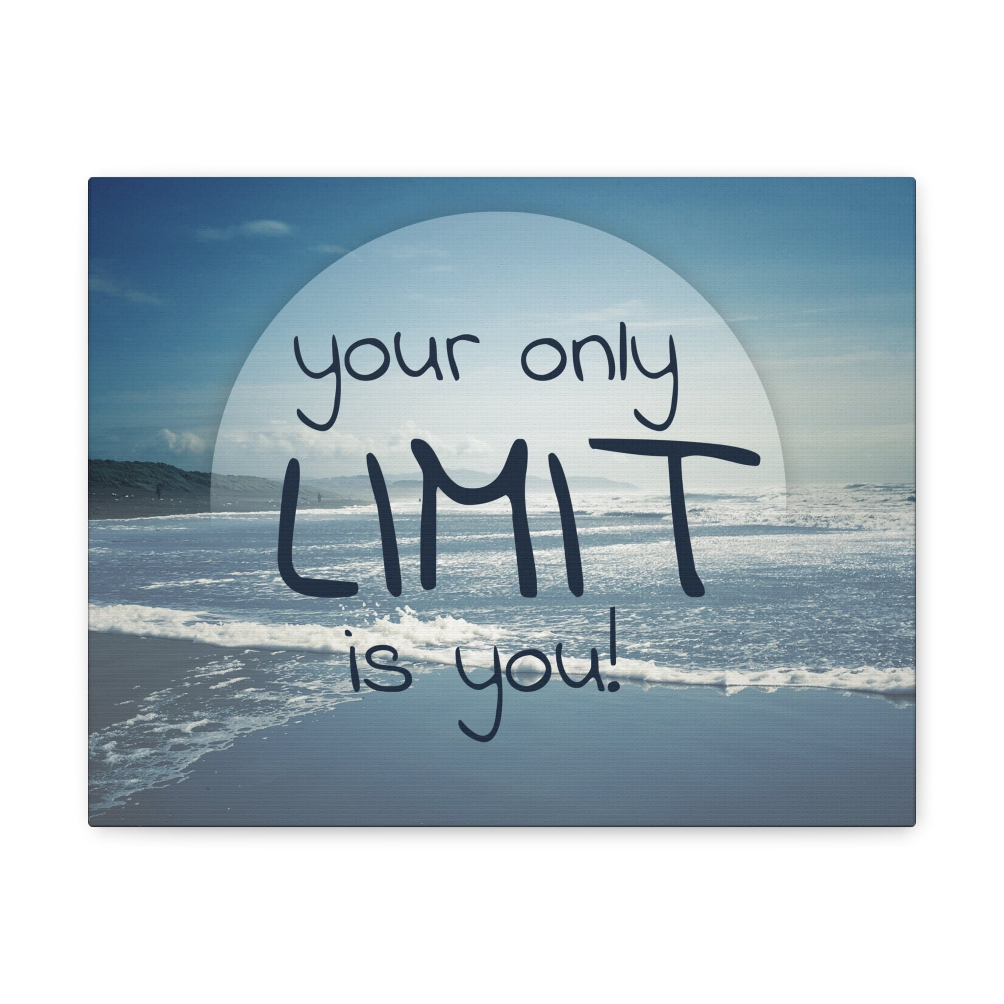 Inspirational Wall Art Your Only Limit Is You Wall Art Motivational ...