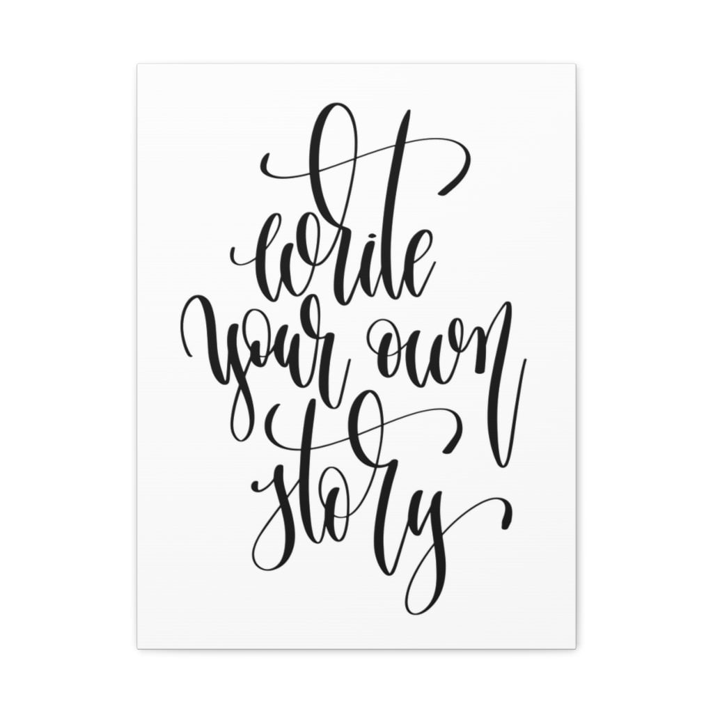 Inspirational Wall Art Your Own Story Motivation Wall Decor for Home ...