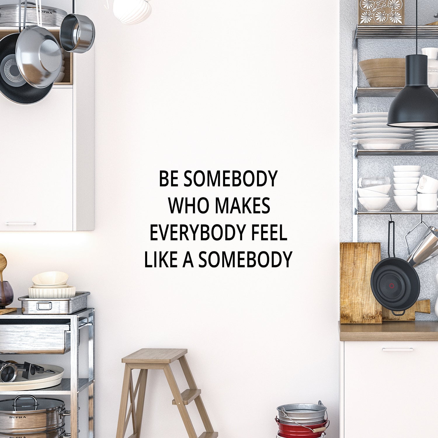 Inspirational Wall Decal - "Be Somebody" - Walmart.com