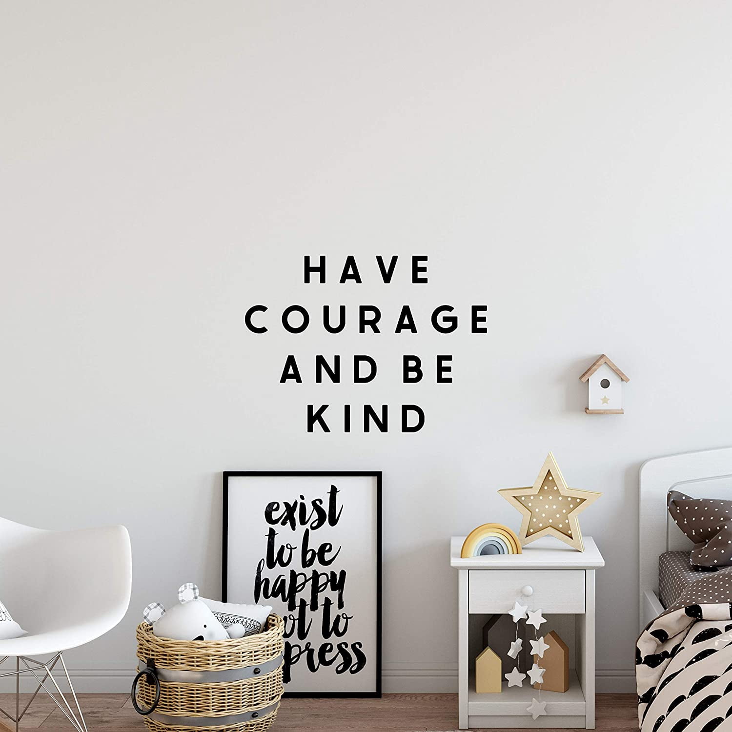 Inspirational Wall Decal - "Have Courage and Be Kind" - Walmart.com