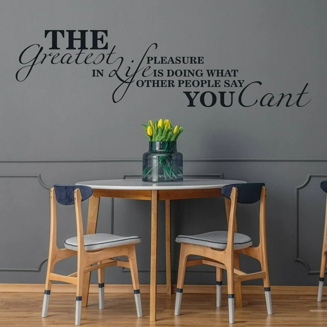 Inspirational Wall Decal - Motivational Quote Vinyl Sticker for Home ...