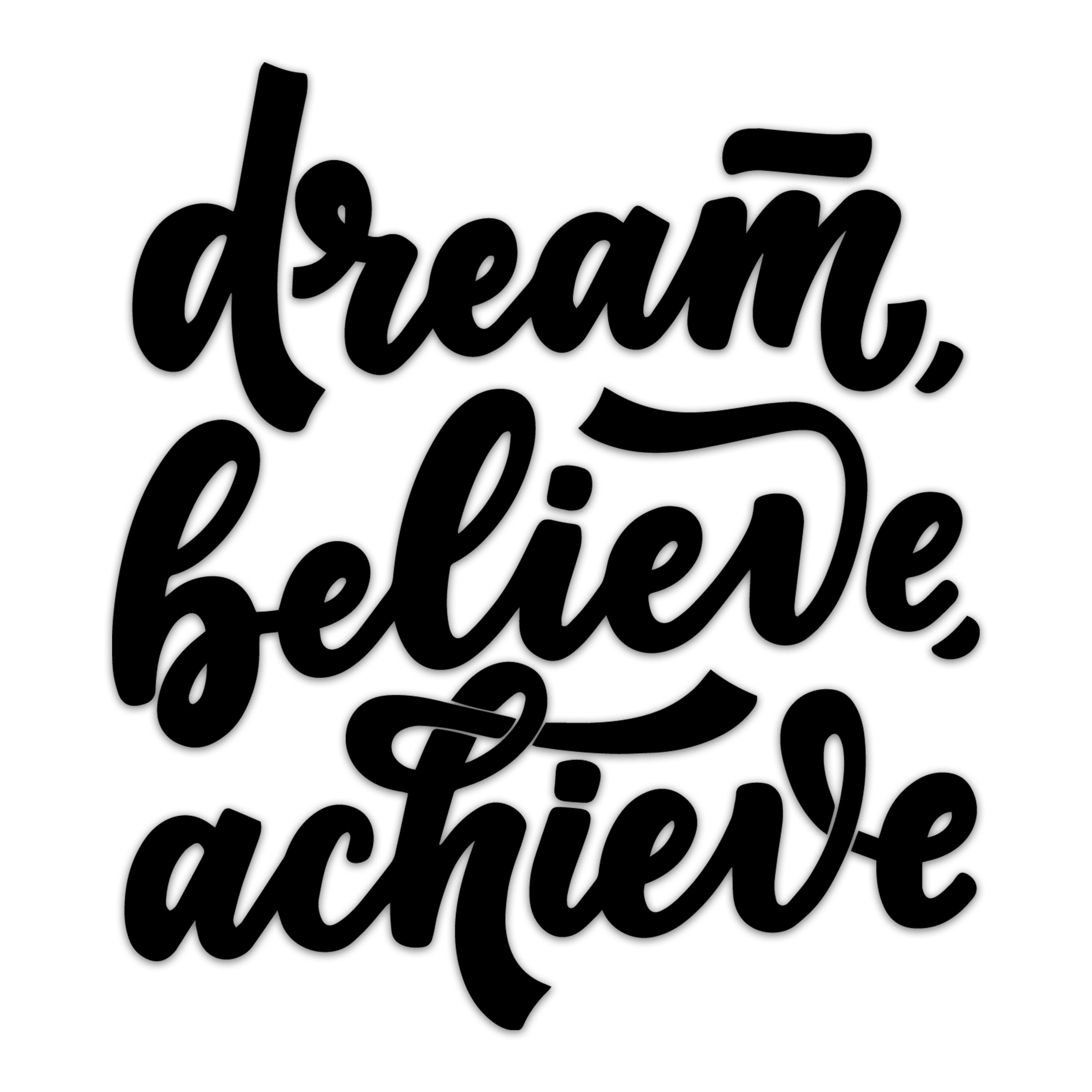 Inspirational Wall Decals for Bedroom Motivational Decal Quote Positive ...