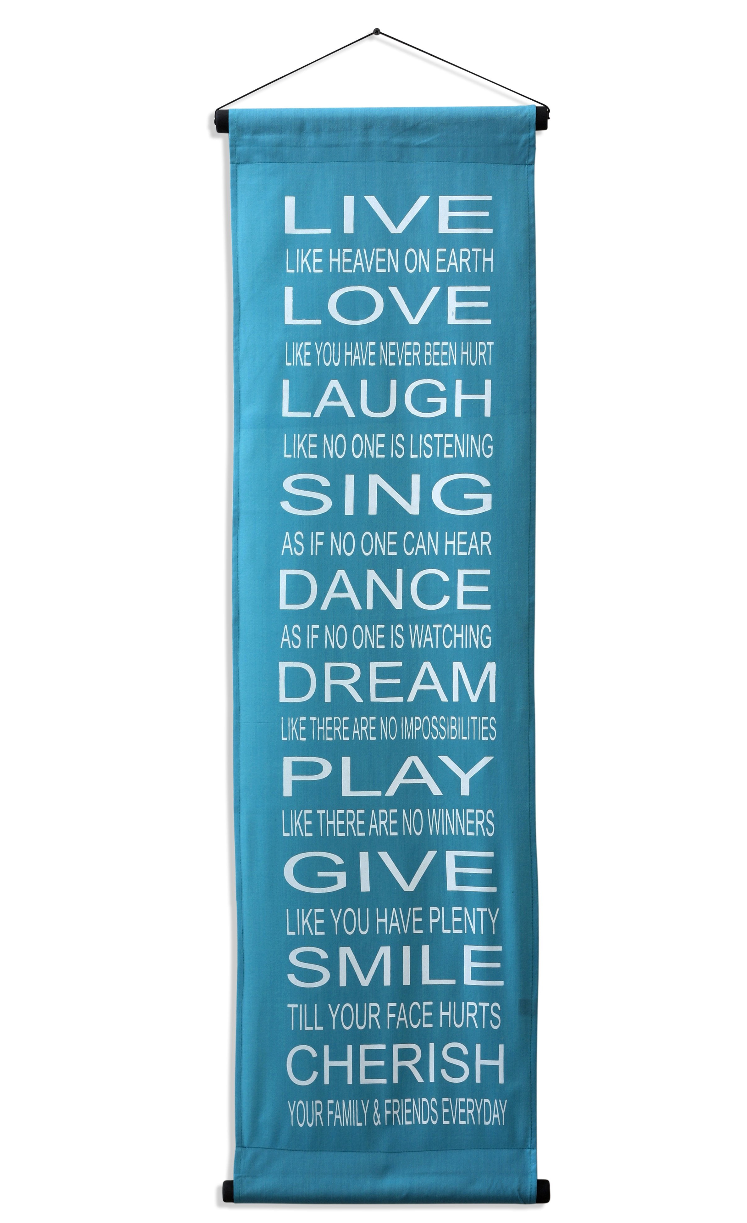 Inspirational Wall Decor Banner, Inspiring Quote Scroll, Affirmation ...