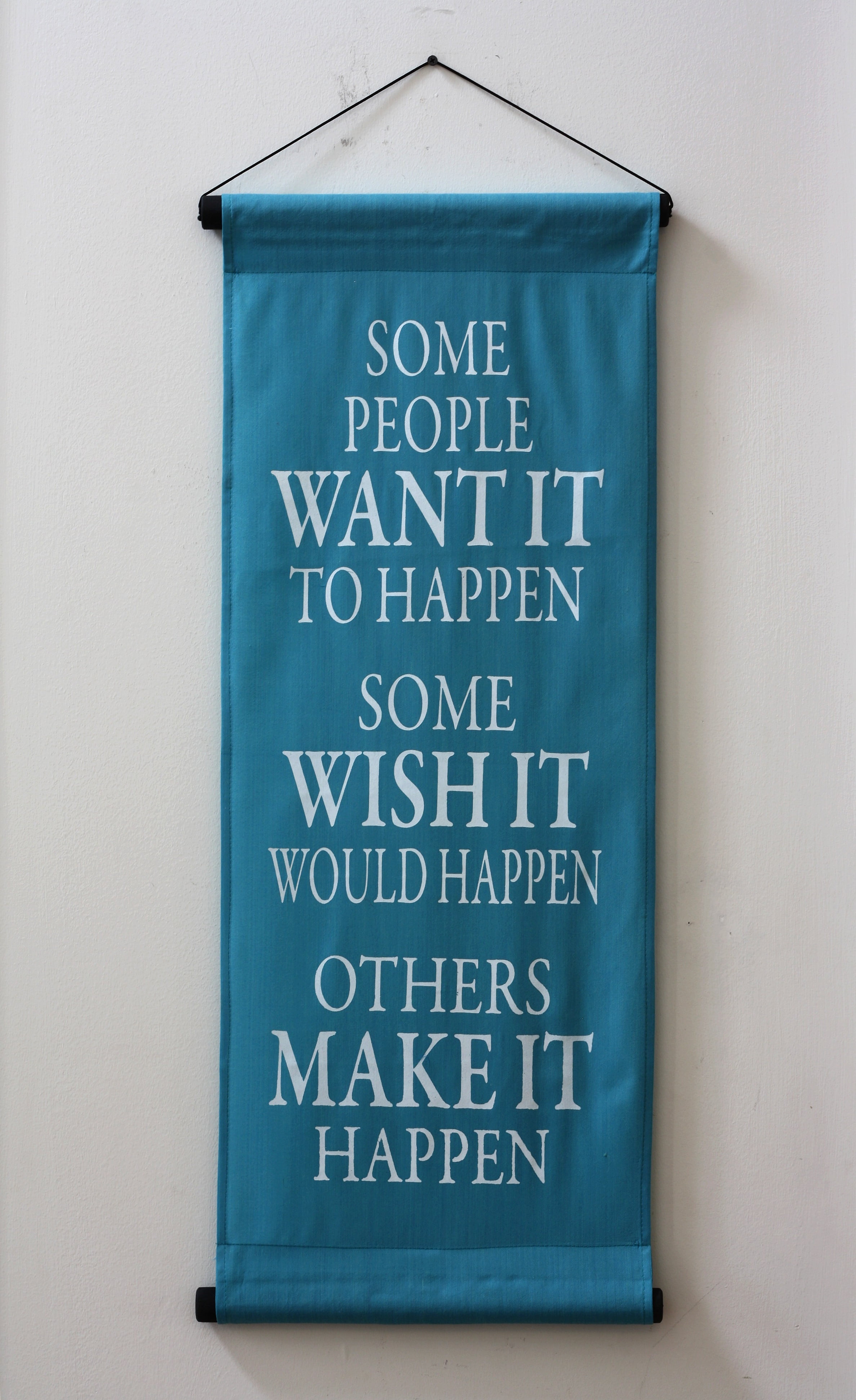Inspirational Wall Decor Banner, Inspiring Quote Scroll, Motivational ...