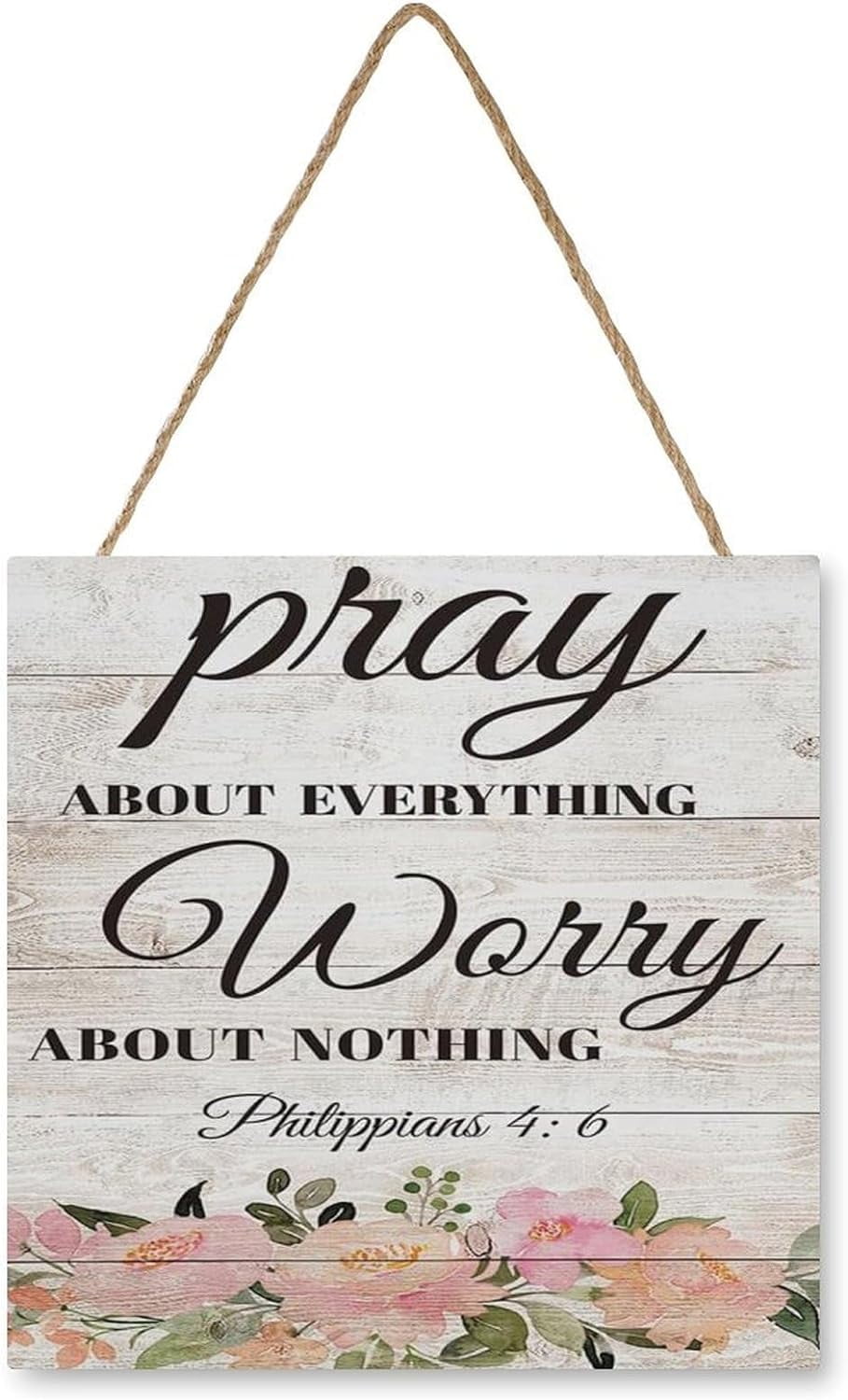 Inspirational Wall Decor Religious Scripture Wall Art Bible Verse ...