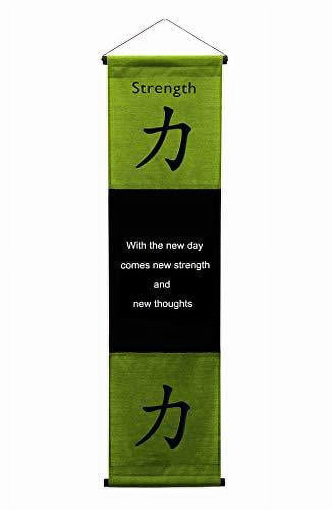 Inspirational Wall Decor "Strength" Banner, Inspiring Quote Wall ...