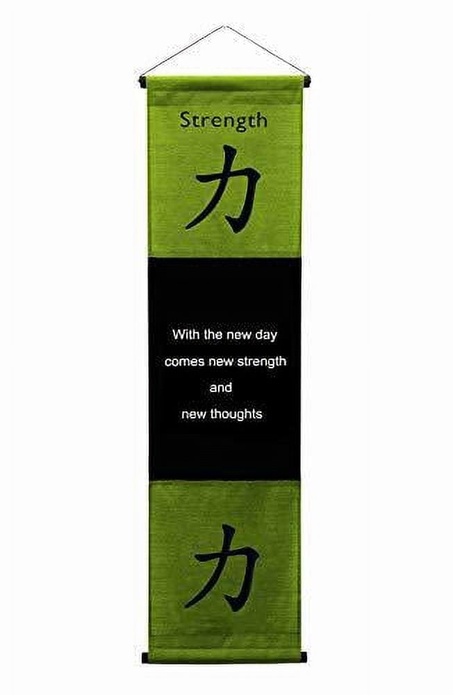 Inspirational Wall Decor "Strength" Banner, Inspiring Quote Wall ...