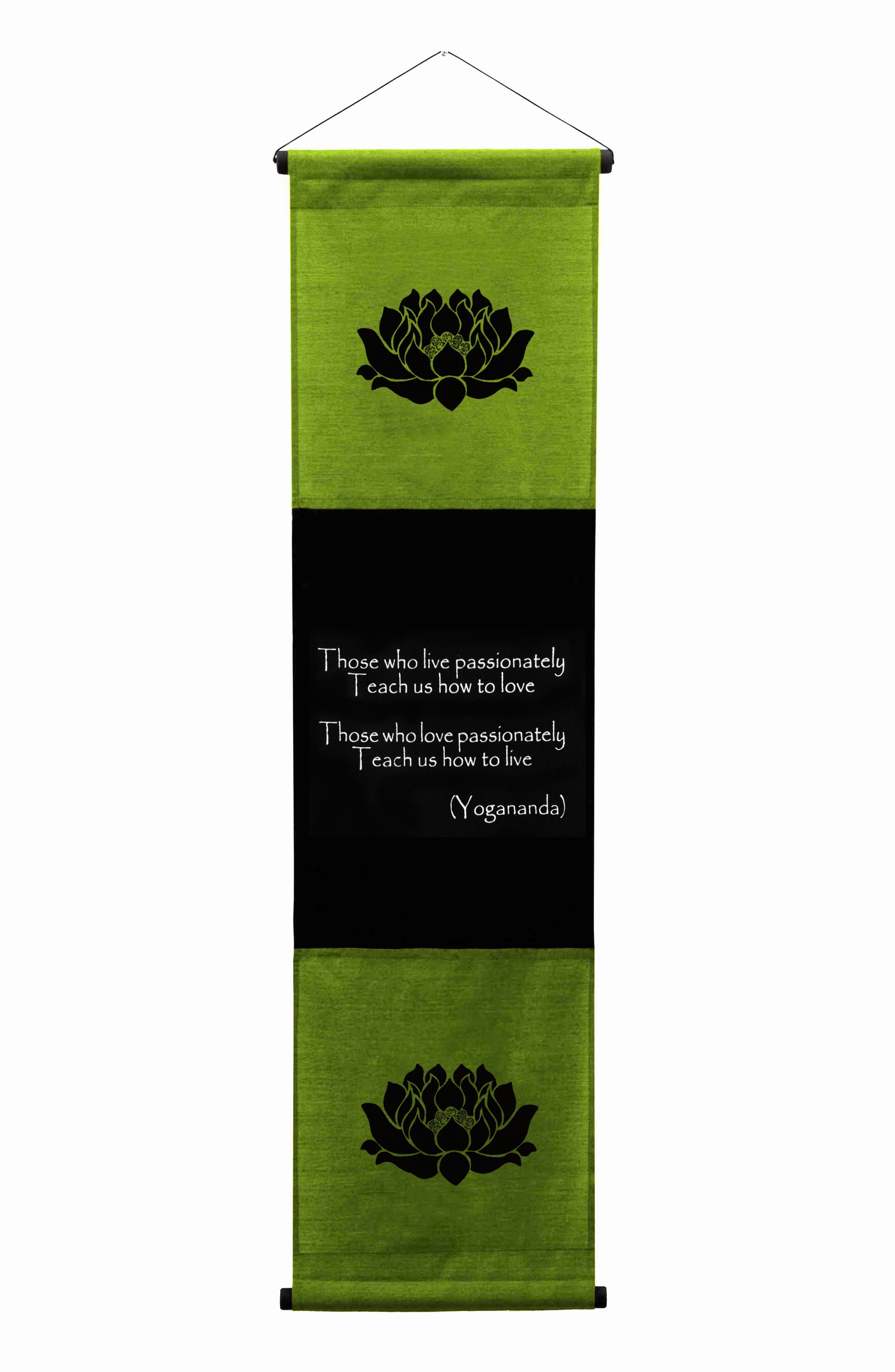 Inspirational Wall Decor Yogananda Banner Art, Inspiring Quote Wall ...