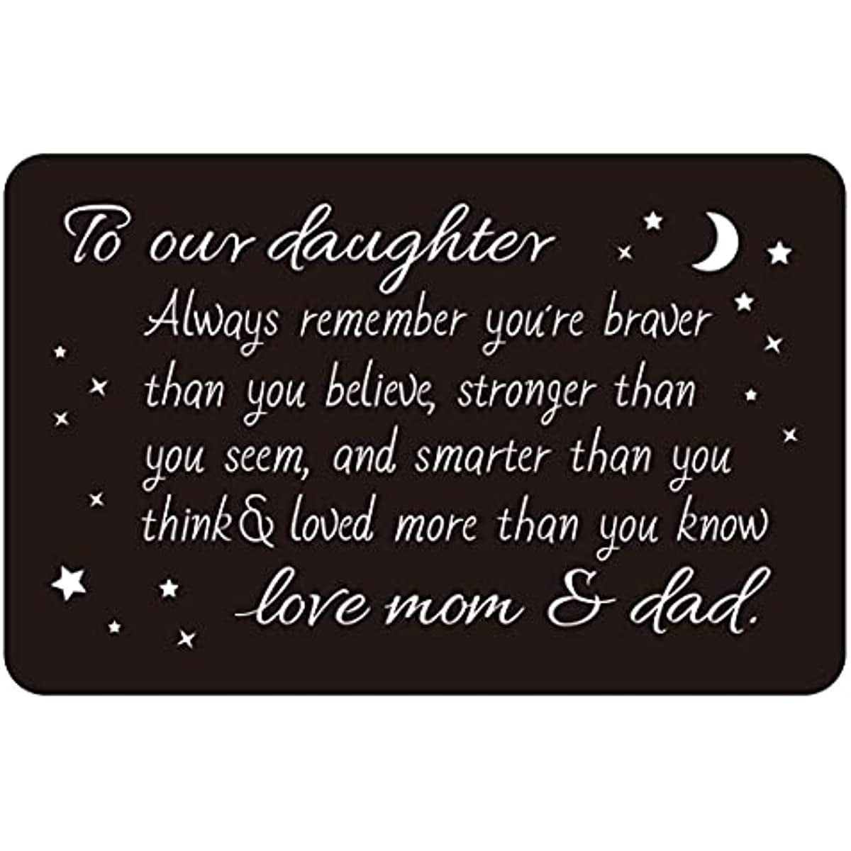 Inspirational Wallet Card Gifts Encouragement Birthday Gifts to ...