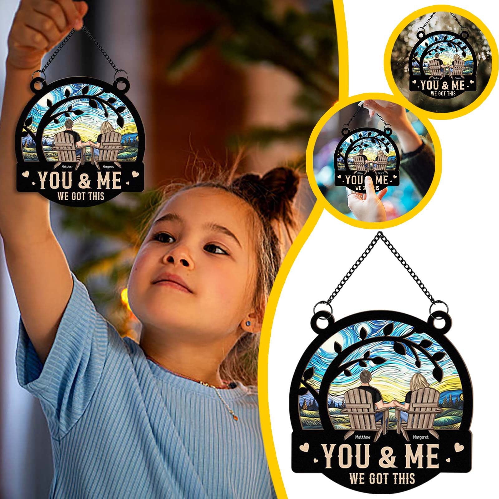 Inspirational Window Hanging for Anniversary and Birthday Home ...