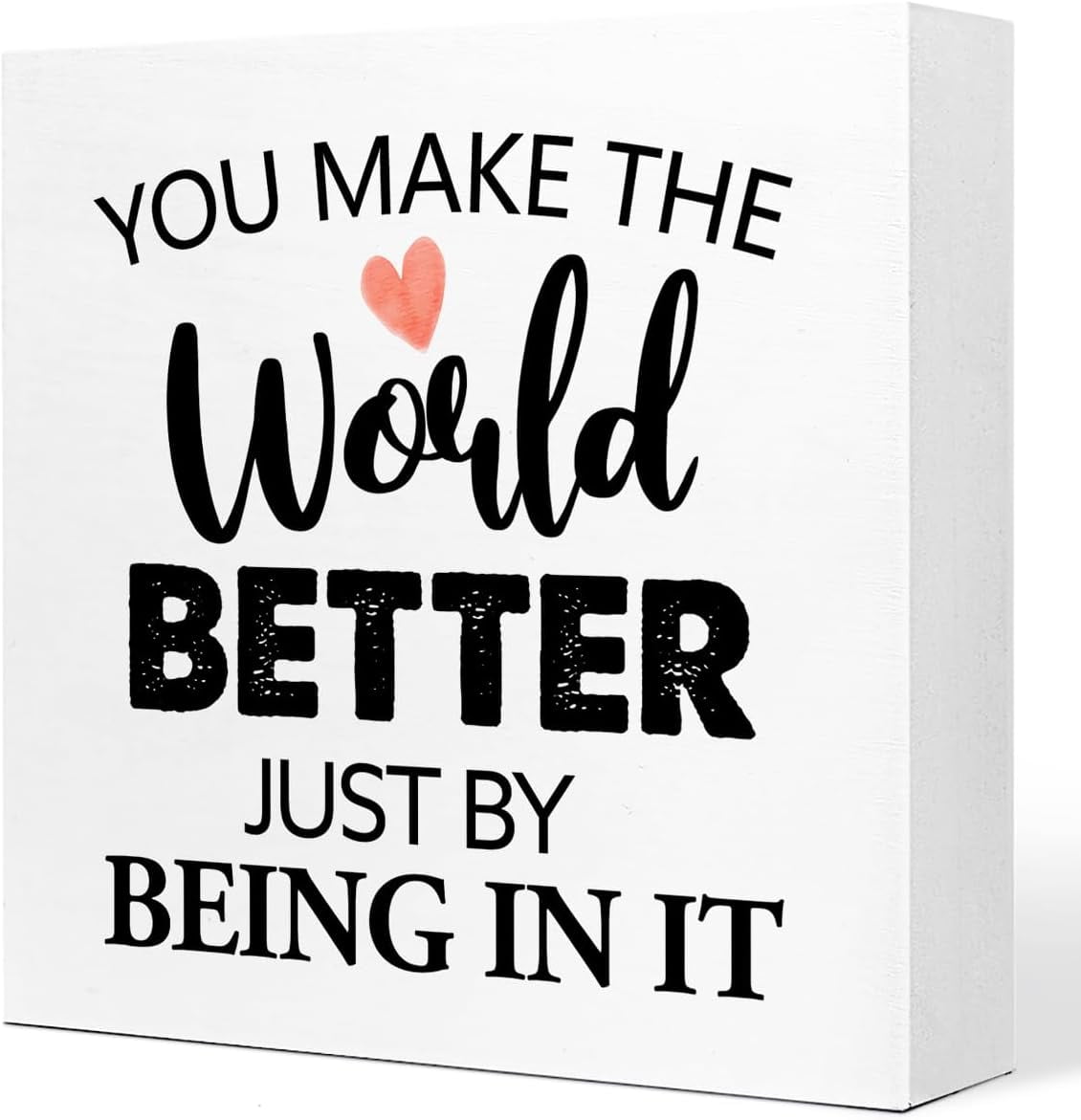 Inspirational Wood Box Sign Desk Decor,Motivational Table Decor,You ...