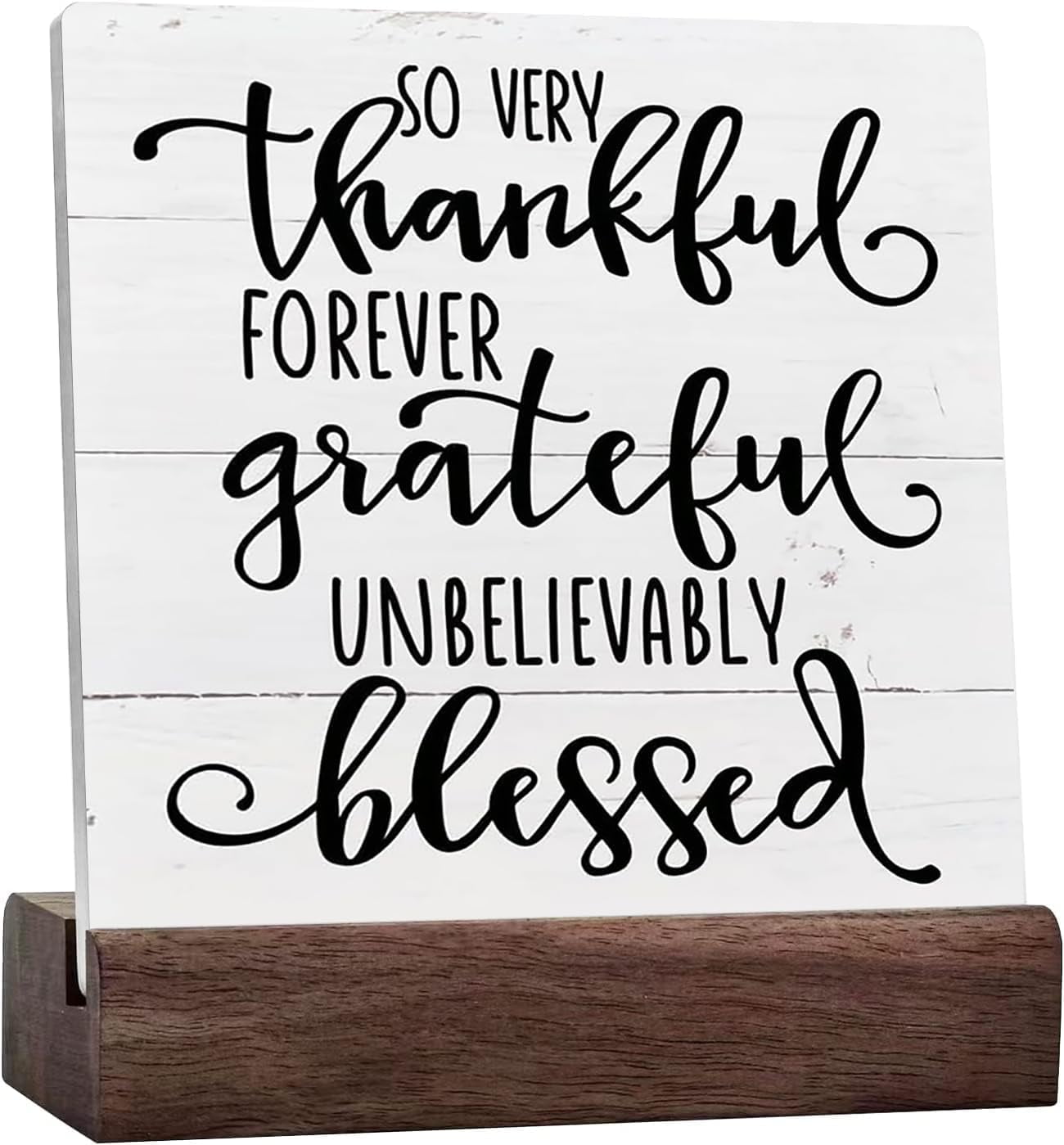 Inspirational Wood Signs, Ceramic Table Sign Desk Decor, Decor Wooden Table Sign, Appreciation ...