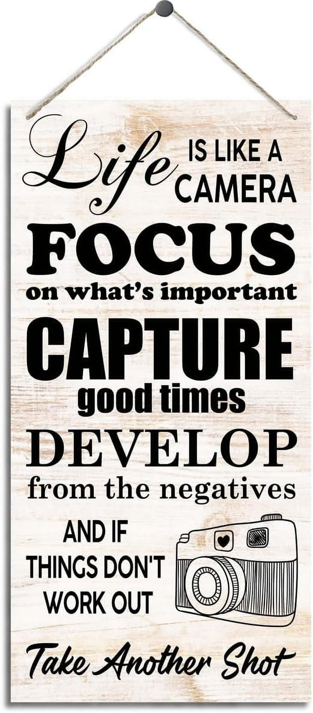 Inspirational Wood Signs Decorative Wood Hanging Wood Plaque Rustic ...