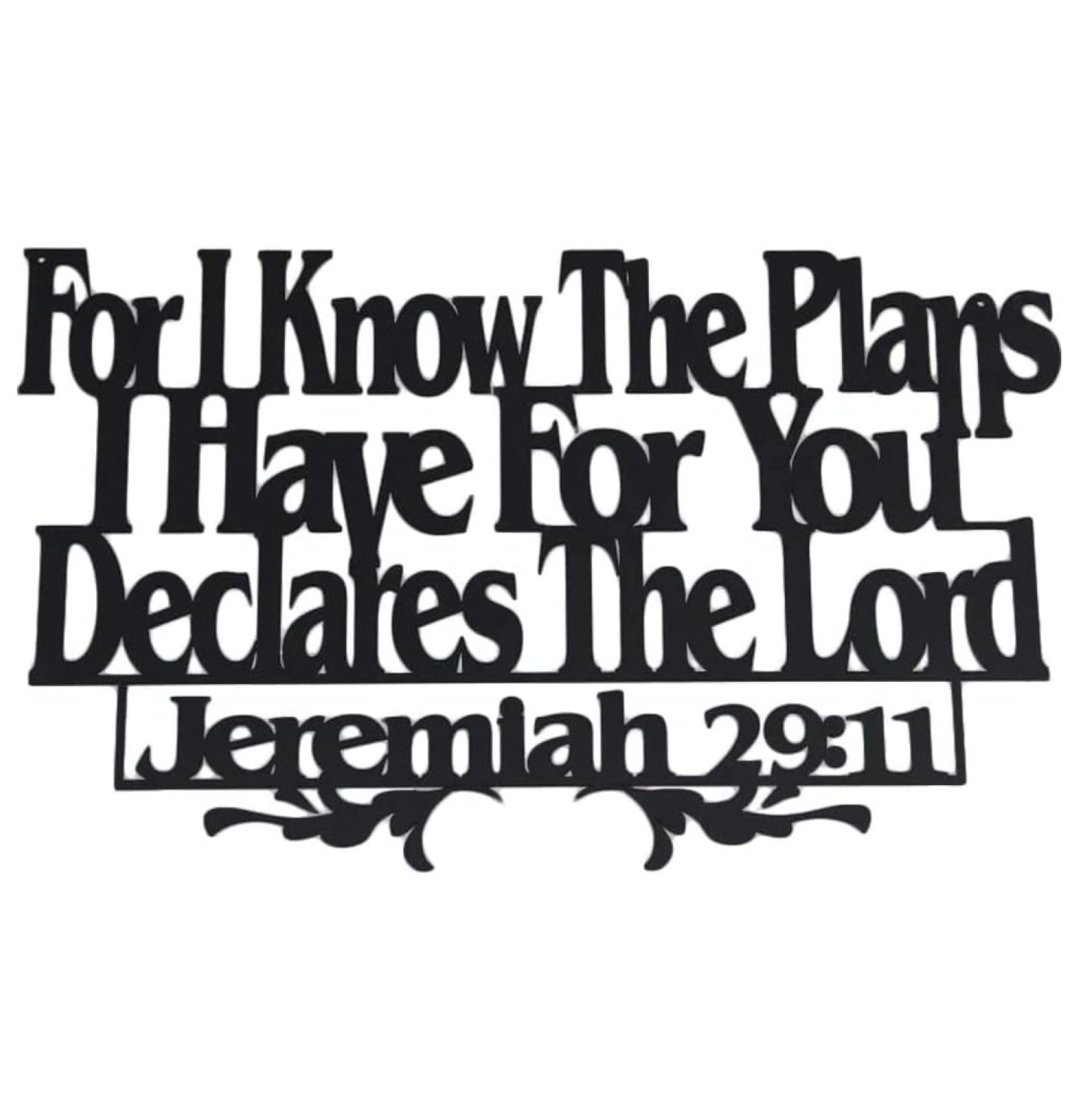 Inspirational Word Art, Christian Faith Biblical Verse Wall Sign, Hand ...