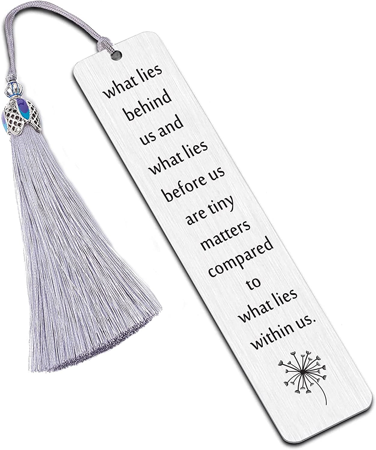 Inspirational Words Stainless Steel Bookmarks with Tassel & Envelop ...
