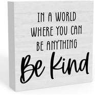 Barnyard Designs 'One Small Positive Thought' Wooden Box Sign ...