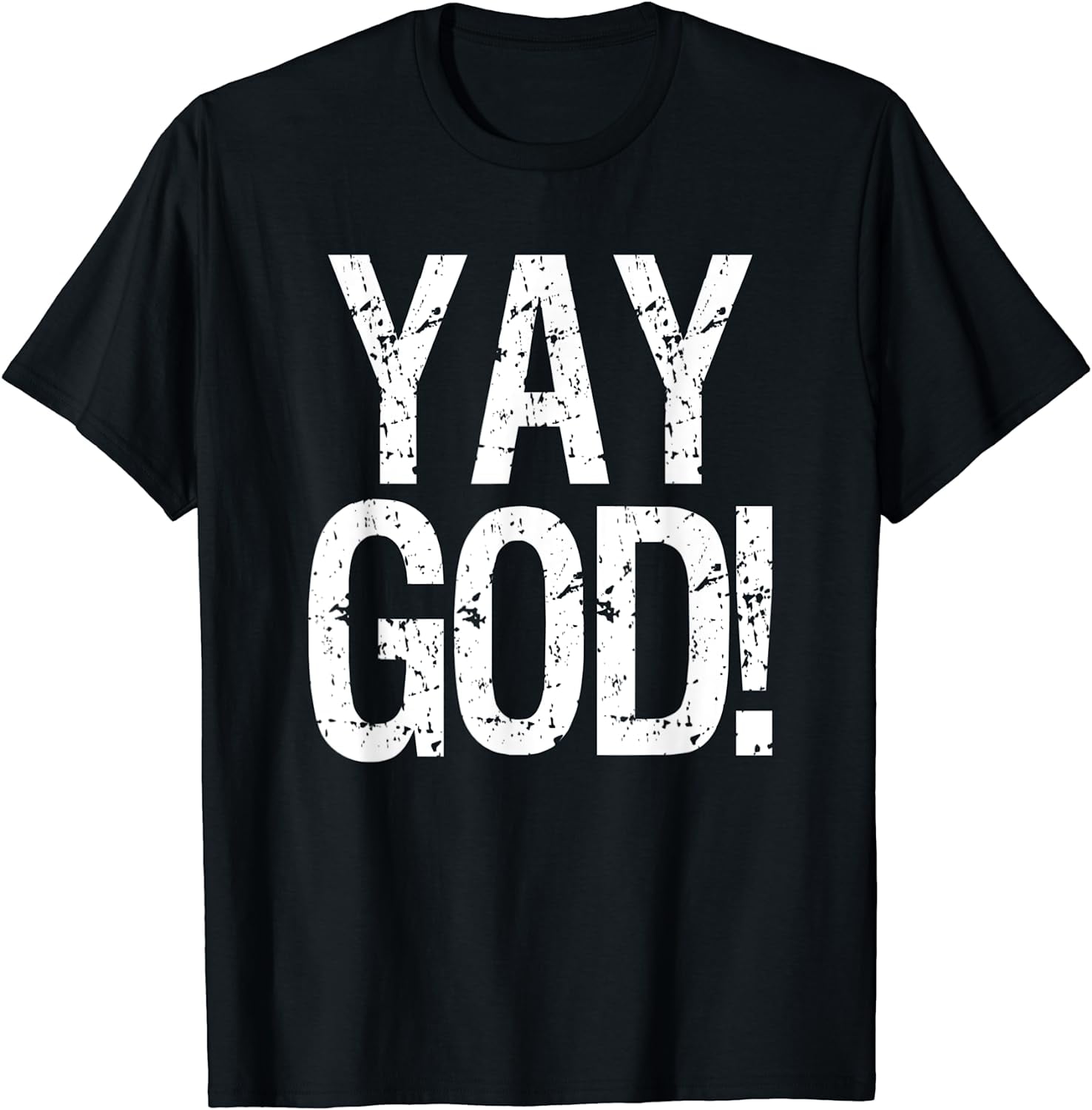 Inspirational YAY GOD! Retro Celebrate Blessings T-Shirt - Walmart.com