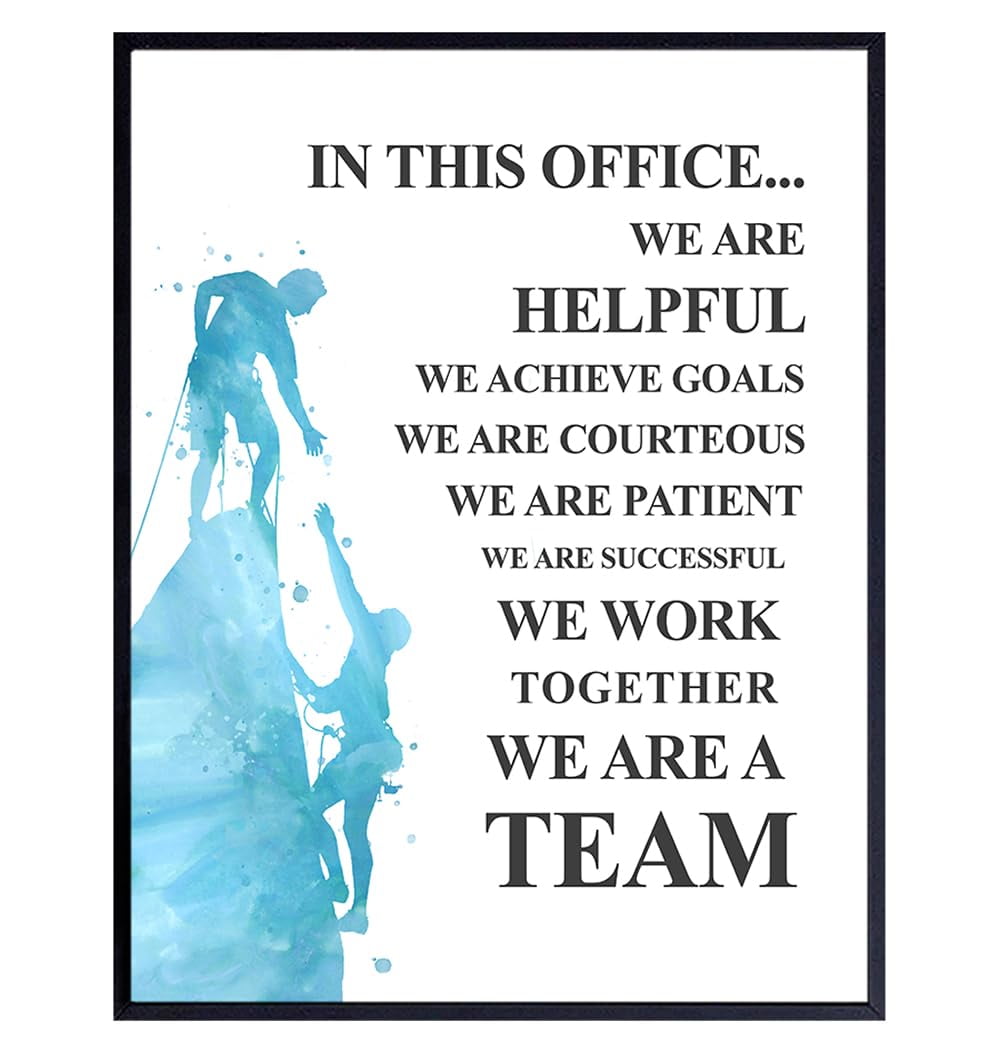 Inspirational quote For Workplace 11x14 - Motivational poster for ...