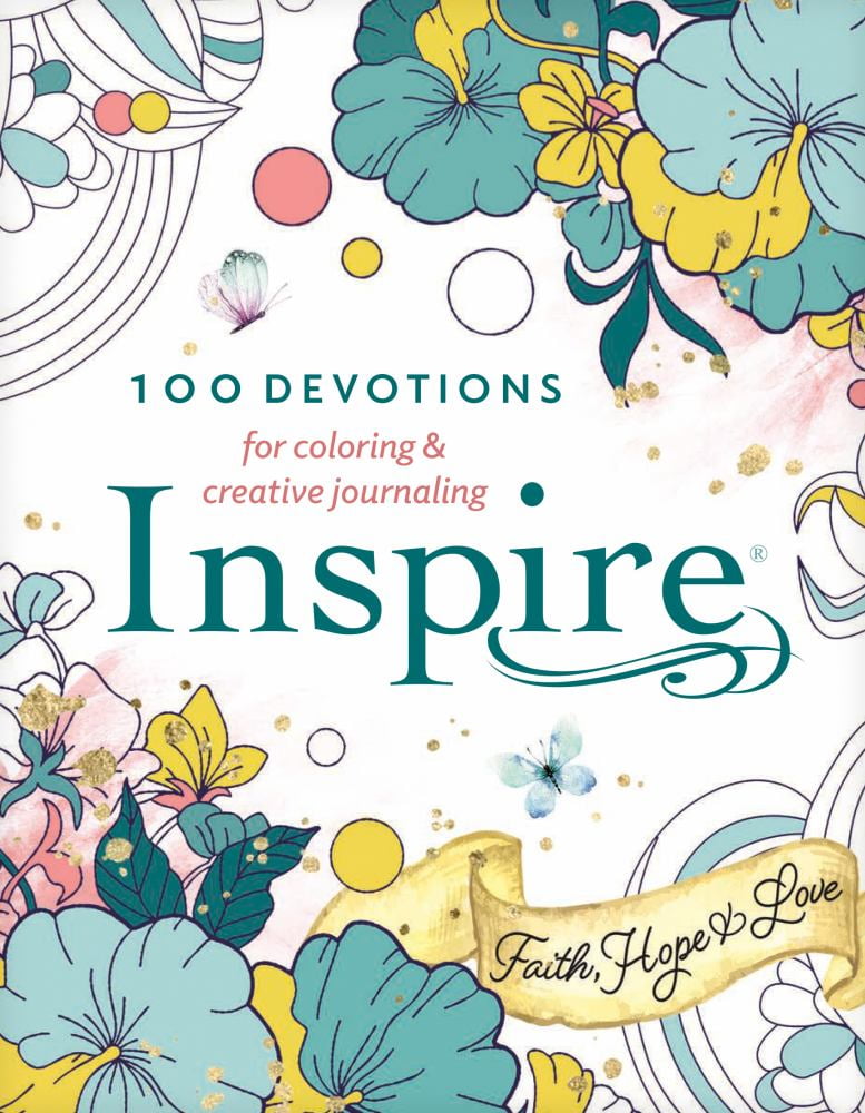 Inspire®: 100 Devotions for Coloring and Creative Journaling (Paperback ...