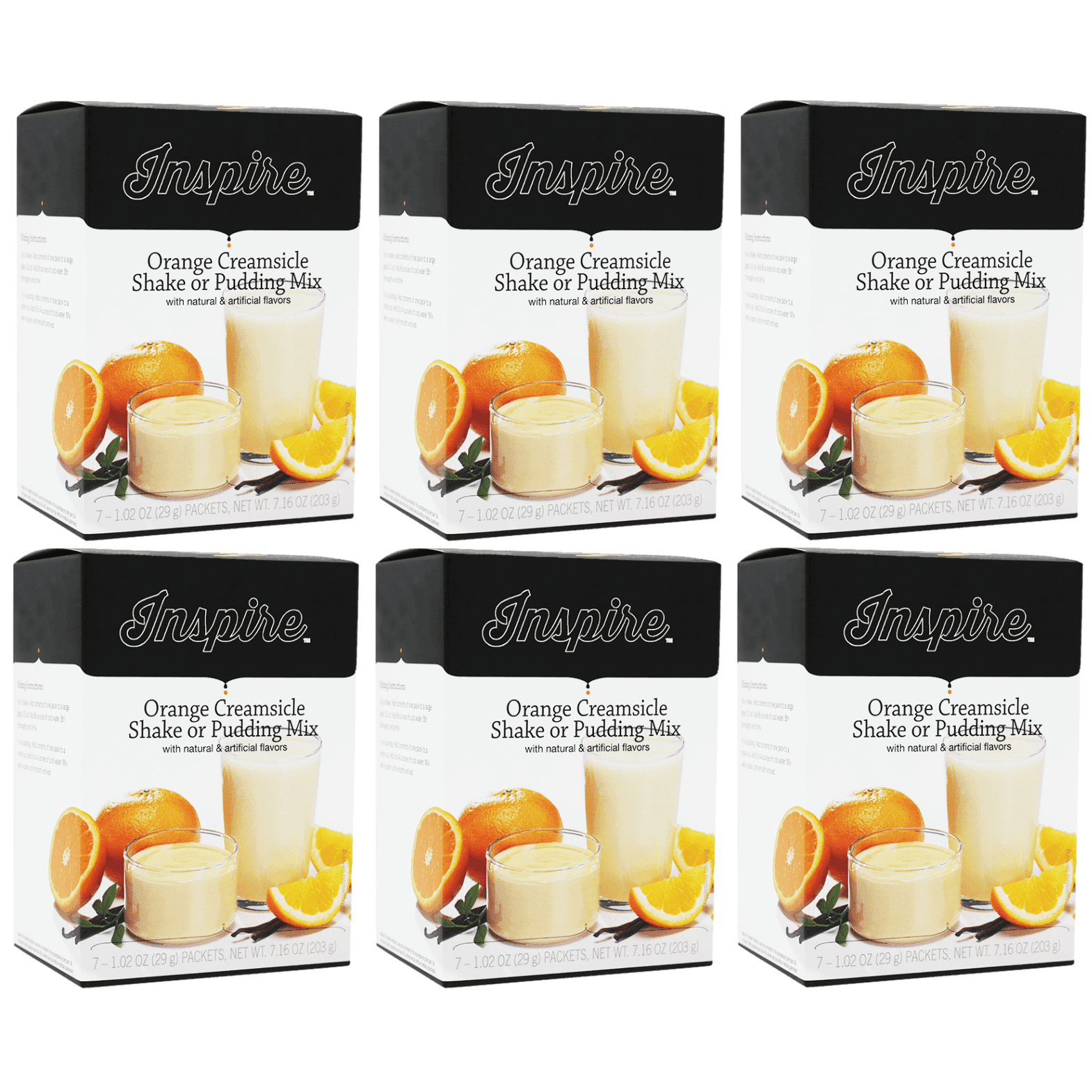 Inspire 15g Protein Shake or Pudding - Orange Creamsicle Size: 6-Pack ...