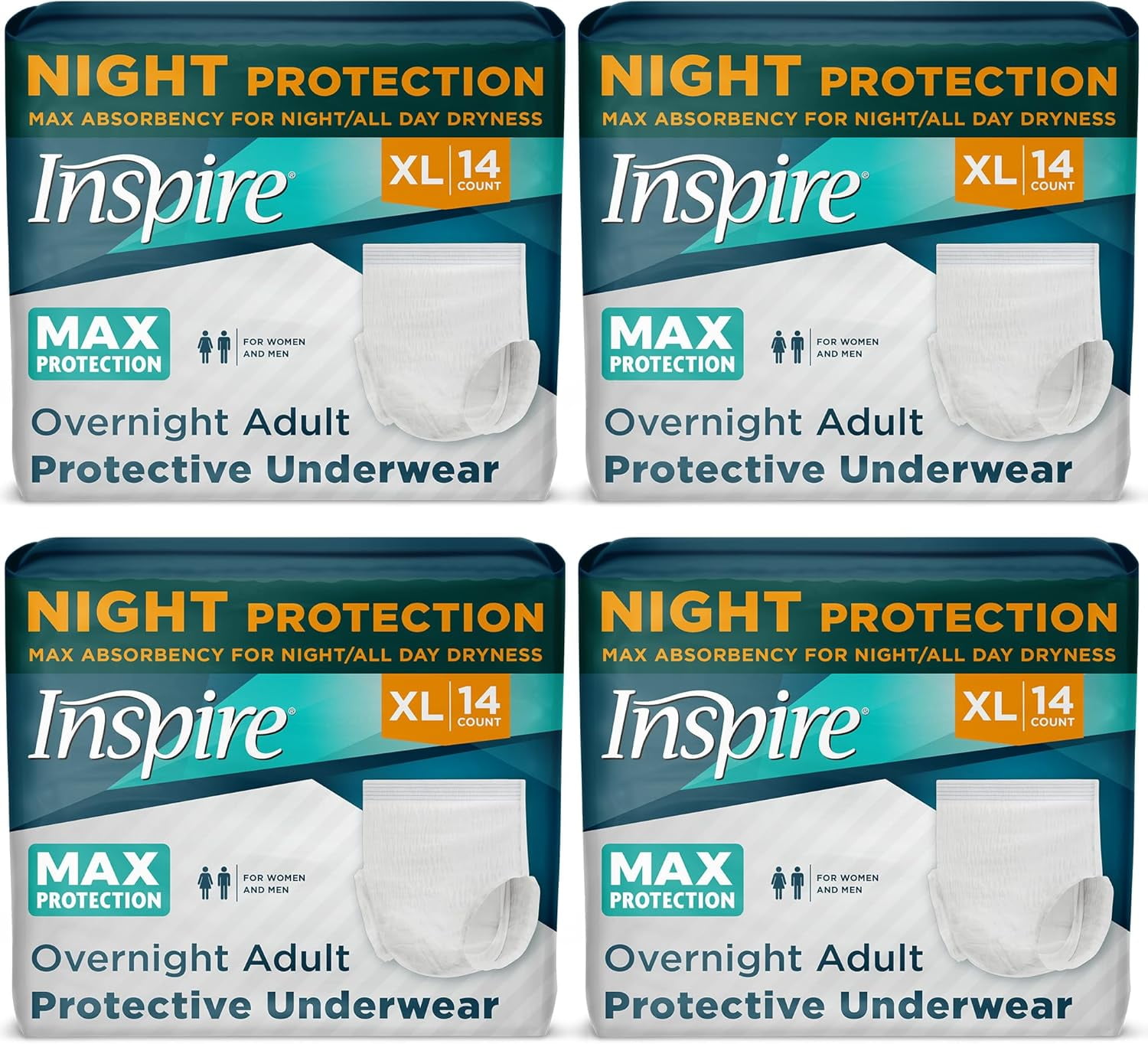 Inspire Adult Diapers Women or Men - MAX Absorbency | Our MOST ...
