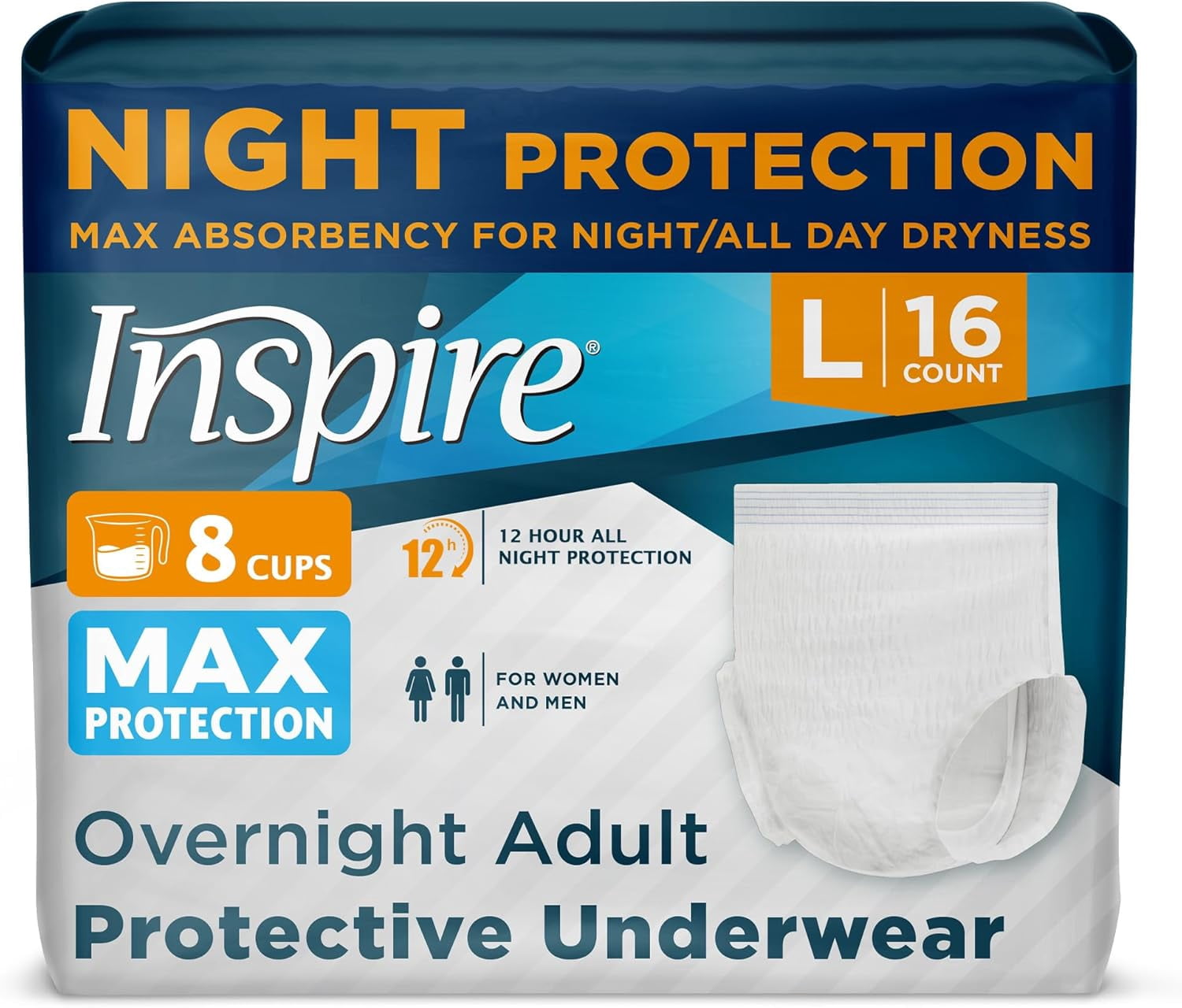 Inspire Adult Diapers Women or Men - MAX Absorbency | Our MOST ...