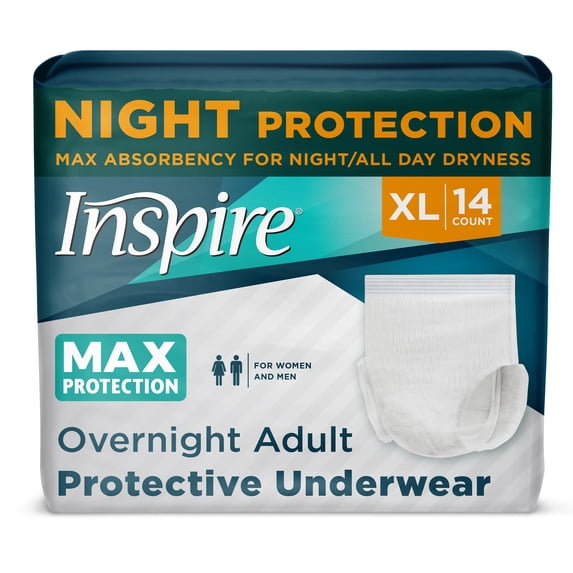 Inspire Adult Diapers Women or Men - MAX Absorbency | Our MOST ...