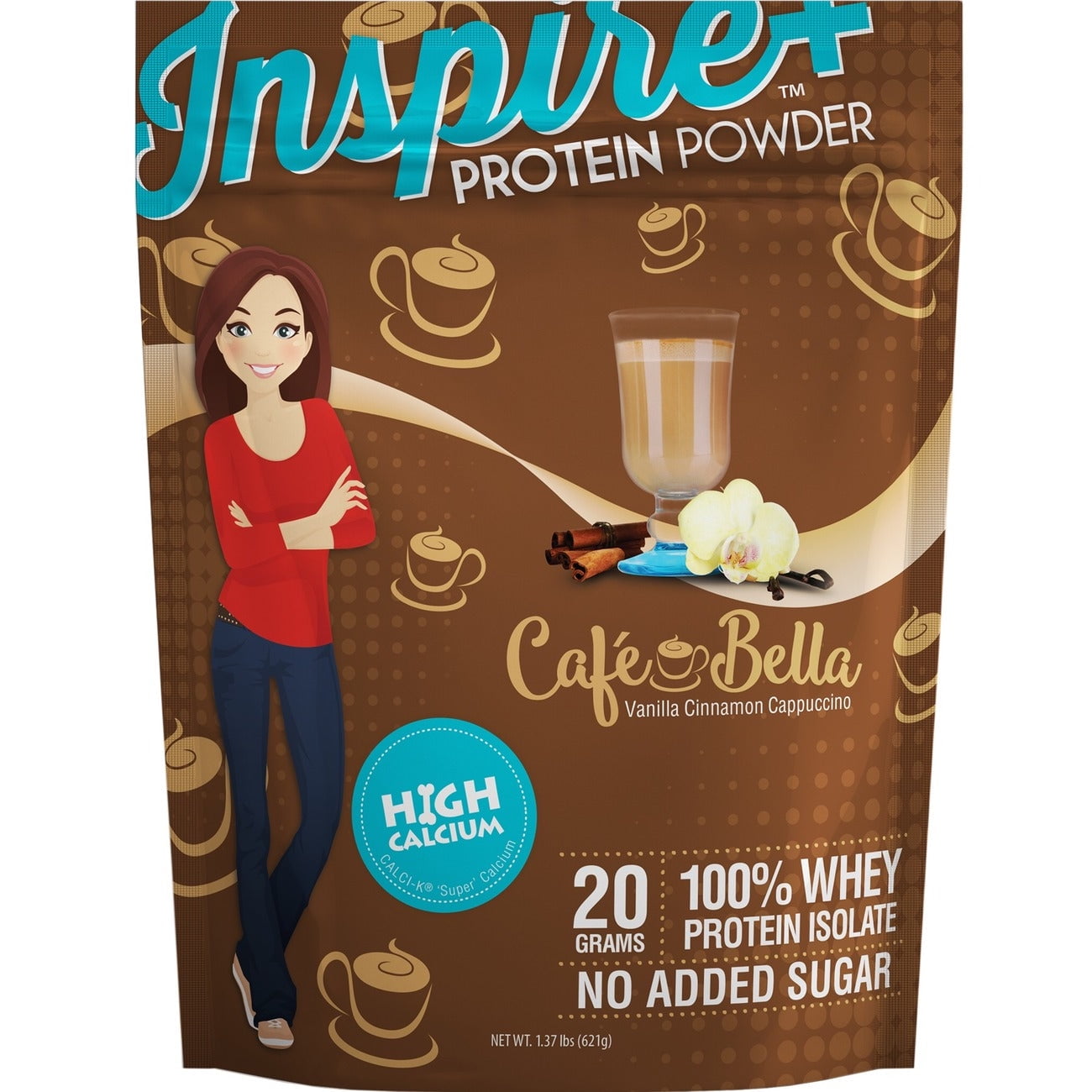 Inspire Cafe Bella Protein Powder by Bariatric Eating - Walmart.com