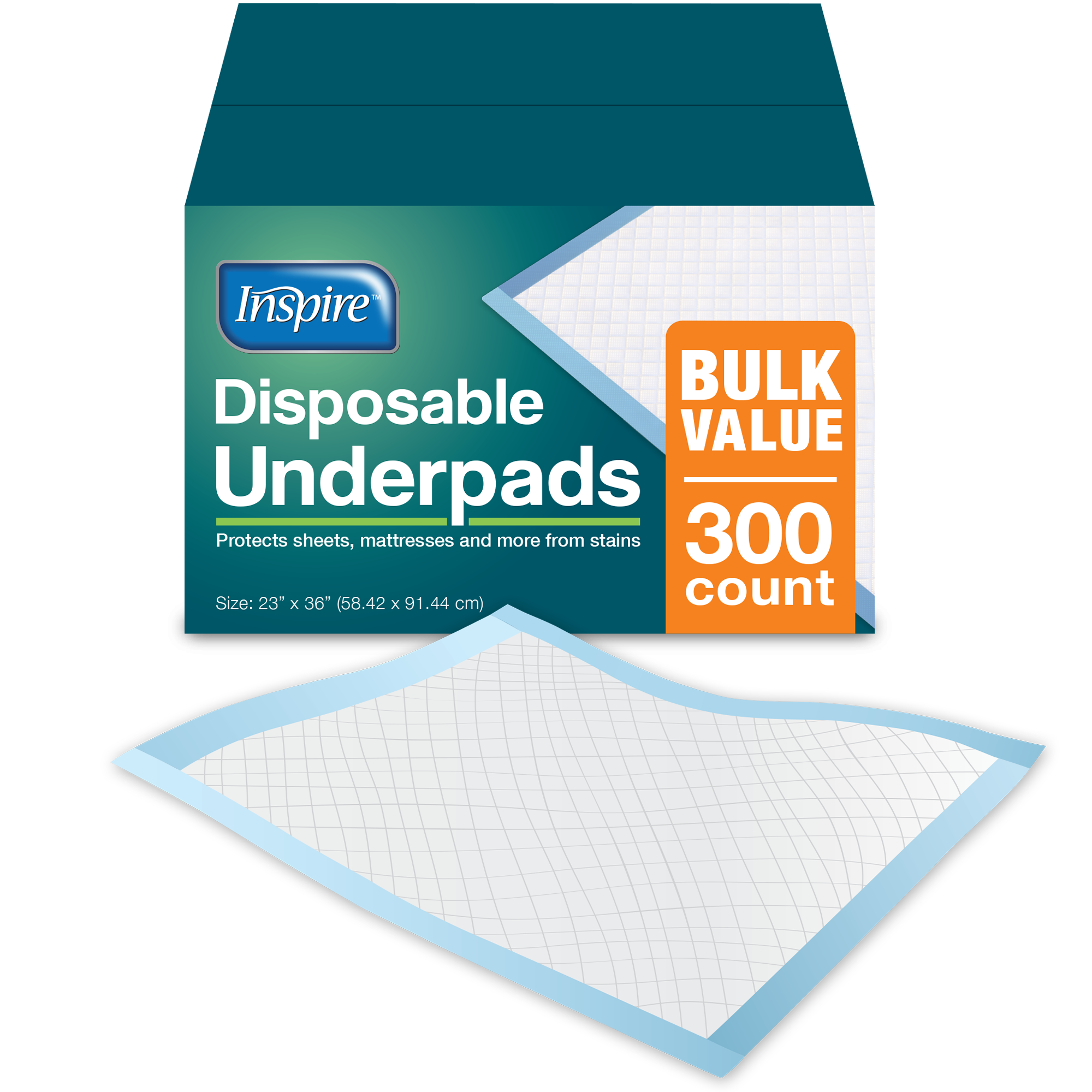 Attends Supersorb Breathable Underpads 30'' x 36'' -Bag of 5 - 2 Pack ...
