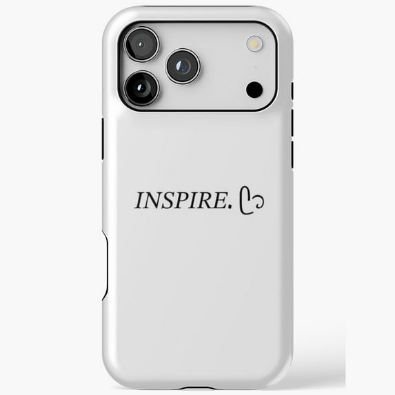 Inspire Heart Larger Image Design iPhone Case 17 11 12 13 14 15 16 Pro ...